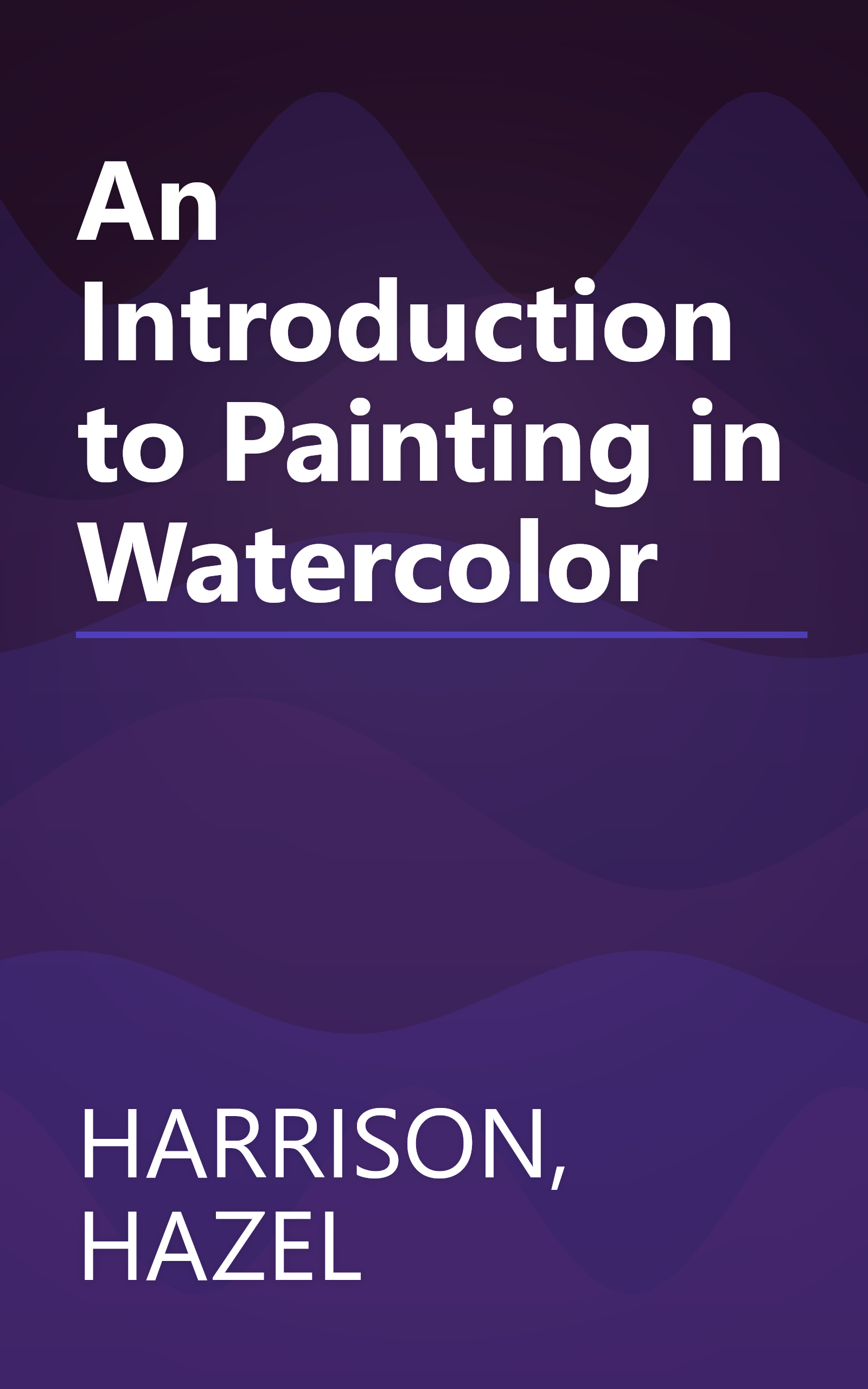 An Introduction to Painting in Watercolor book cover