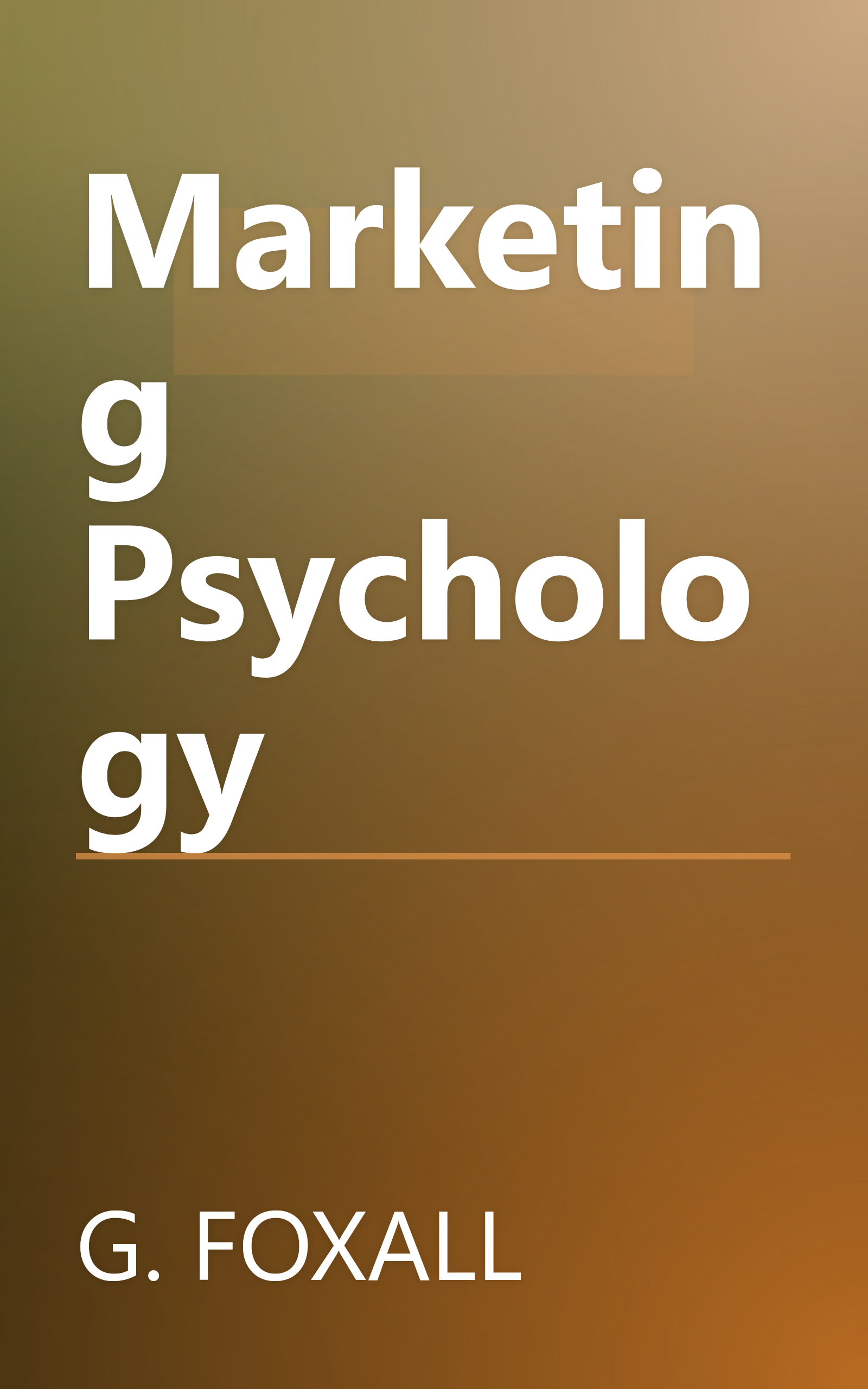 Marketing Psychology book cover