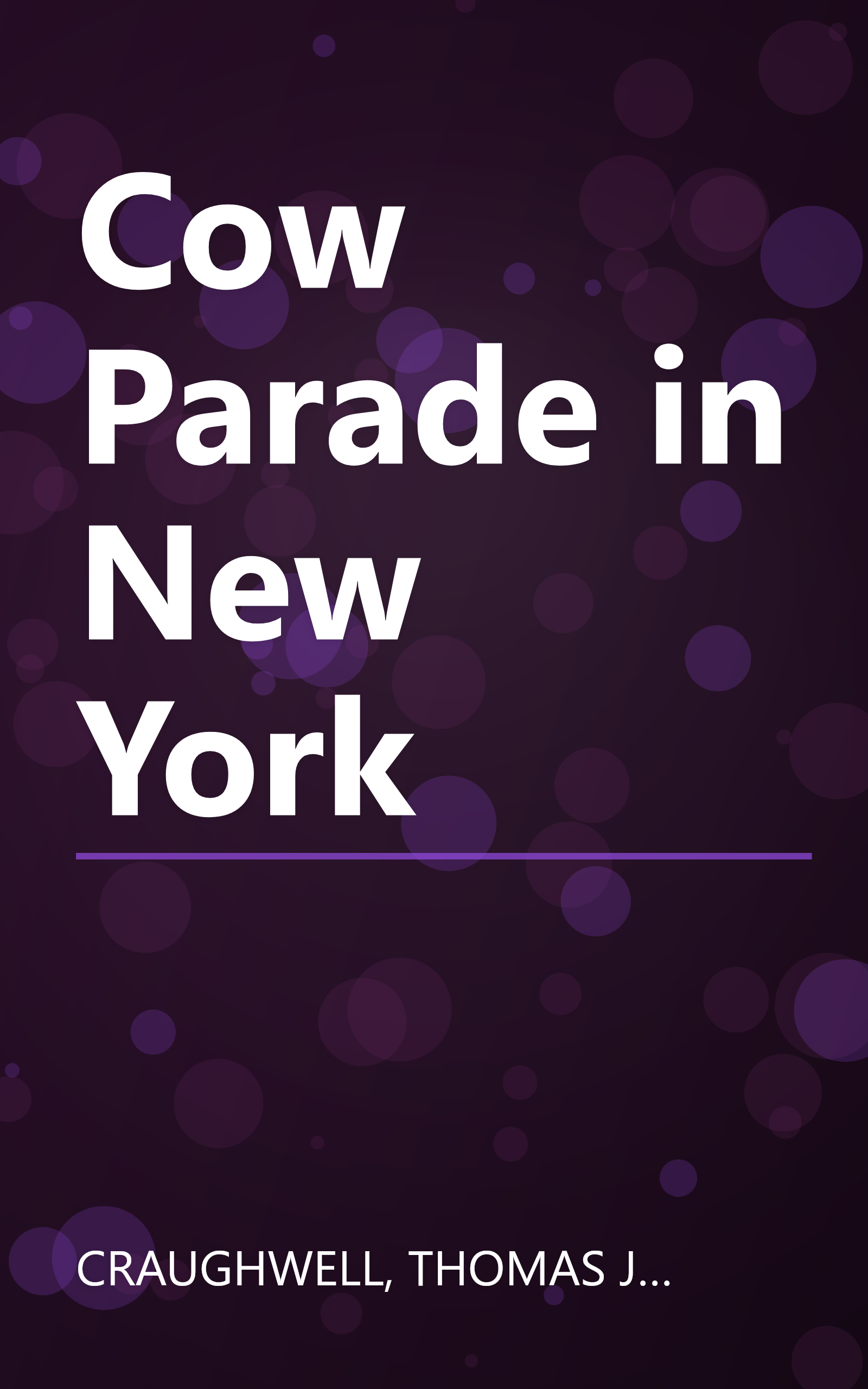 Cow Parade in New York book cover