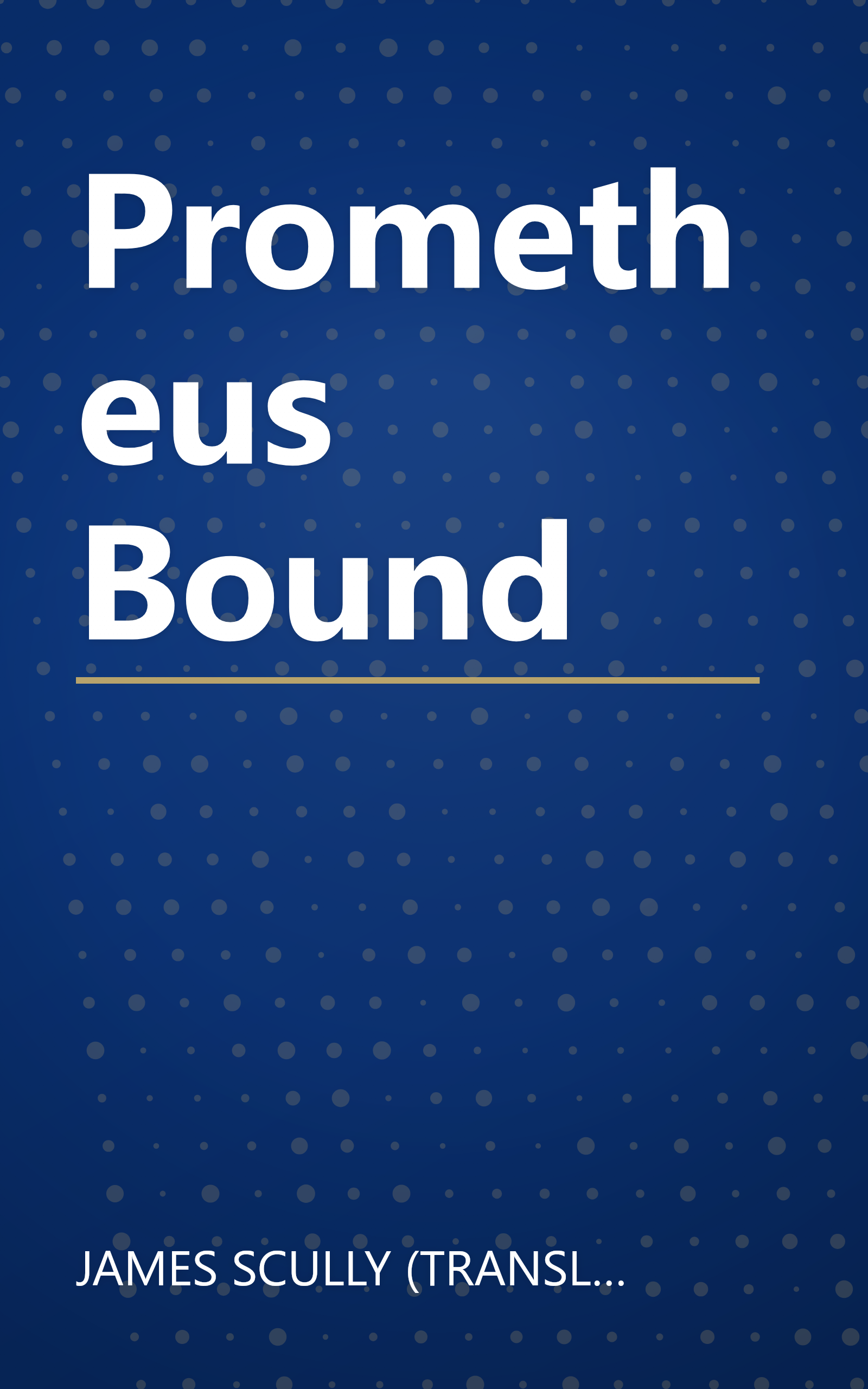 Prometheus Bound book cover