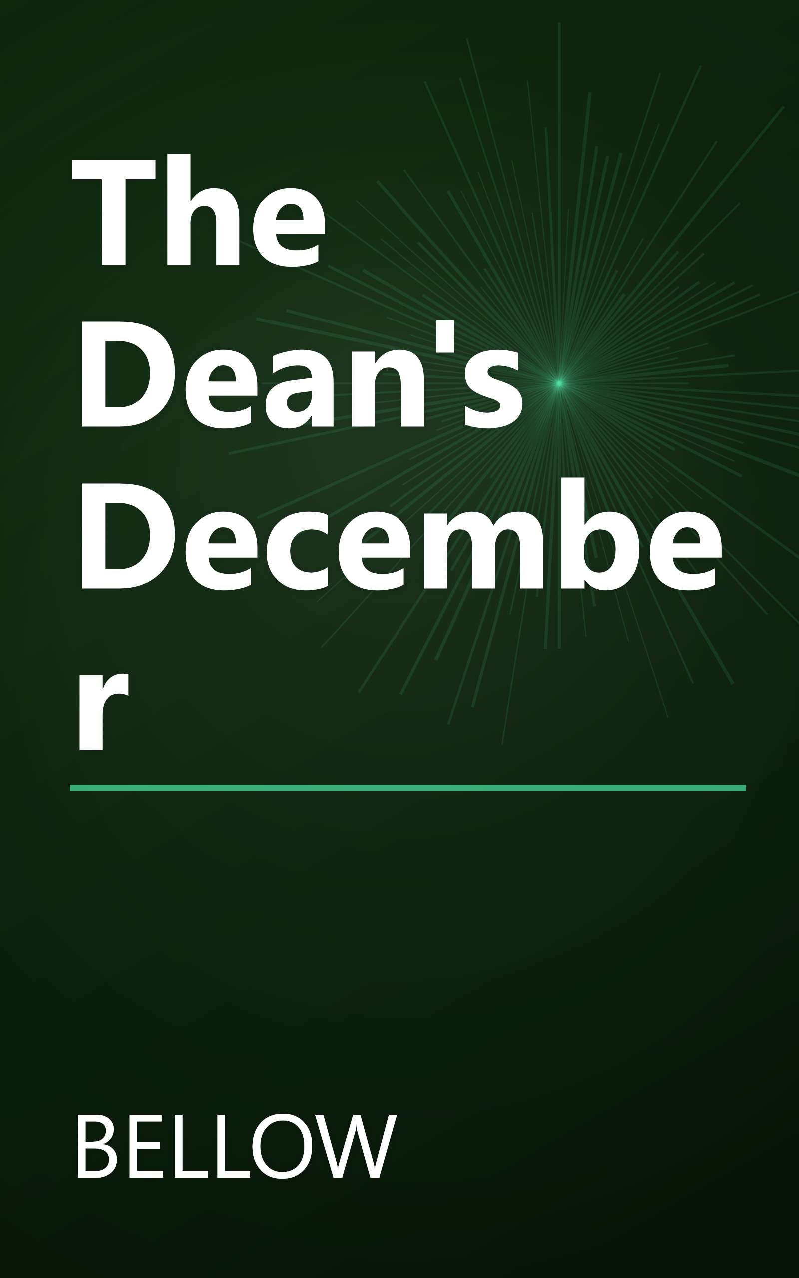 The Dean's December book cover