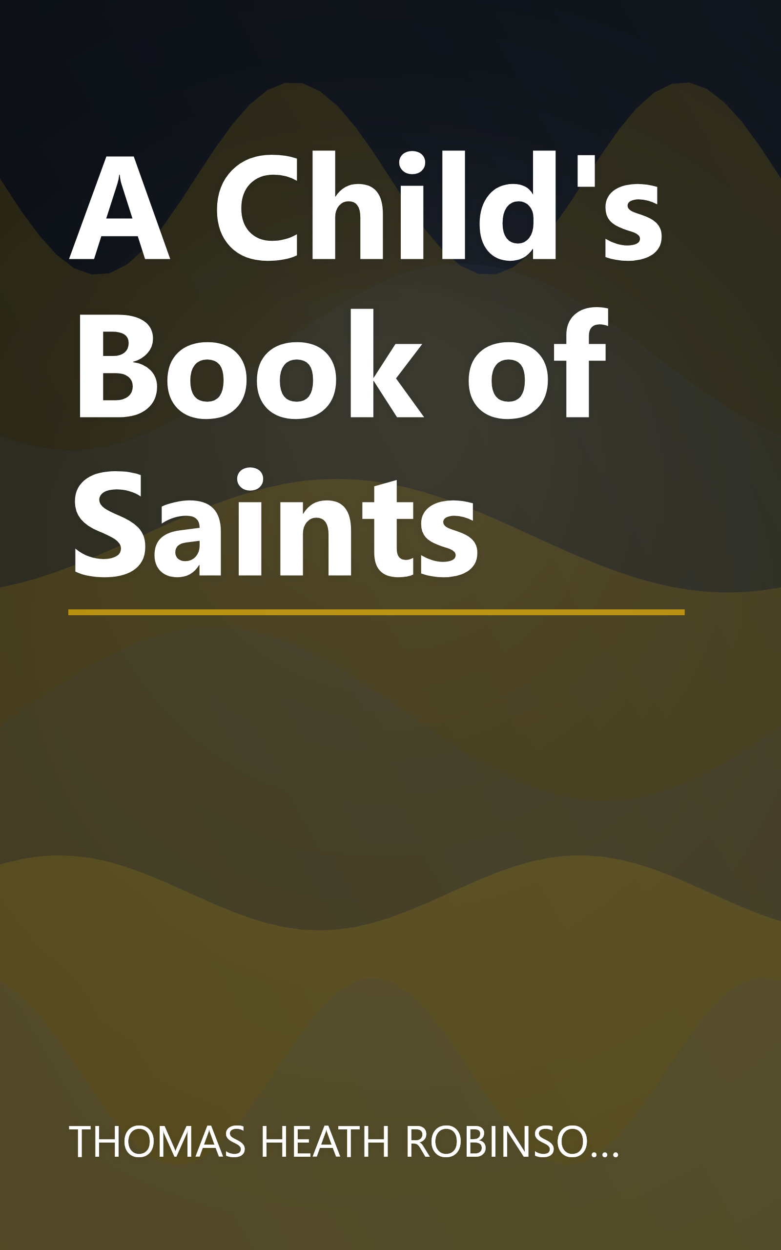 A Child's Book of Saints book cover