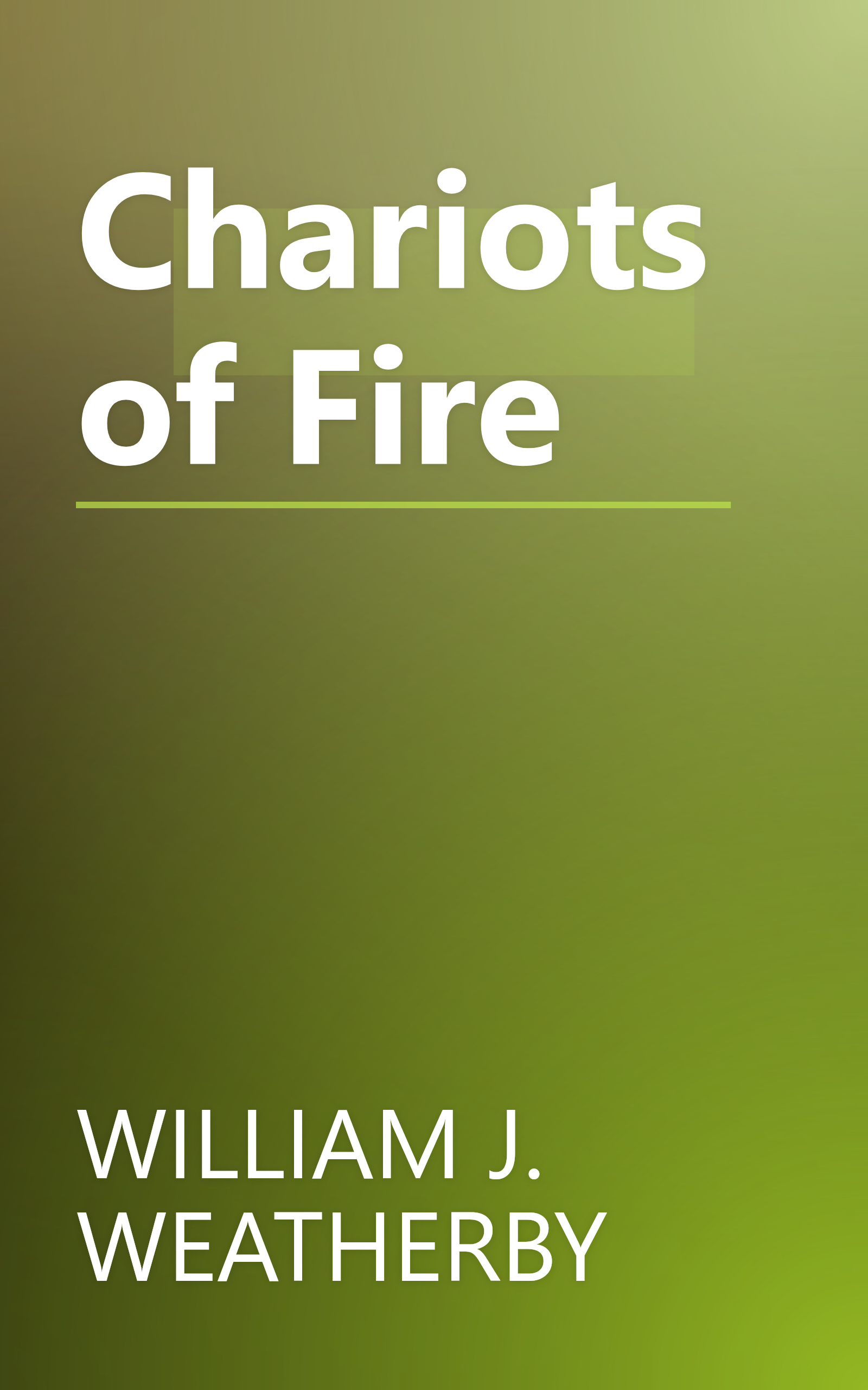 Chariots of Fire book cover