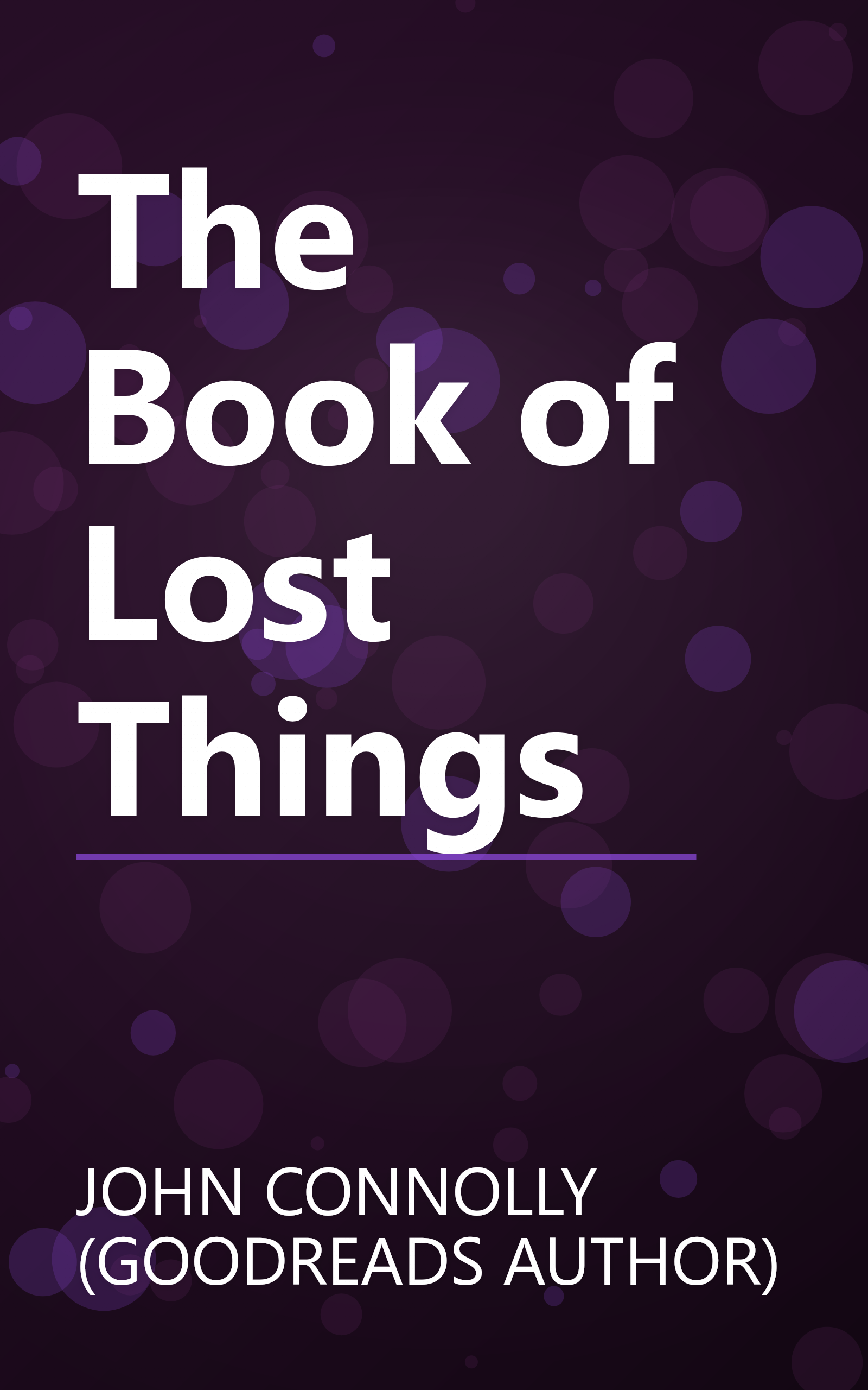 The Book of Lost Things book cover