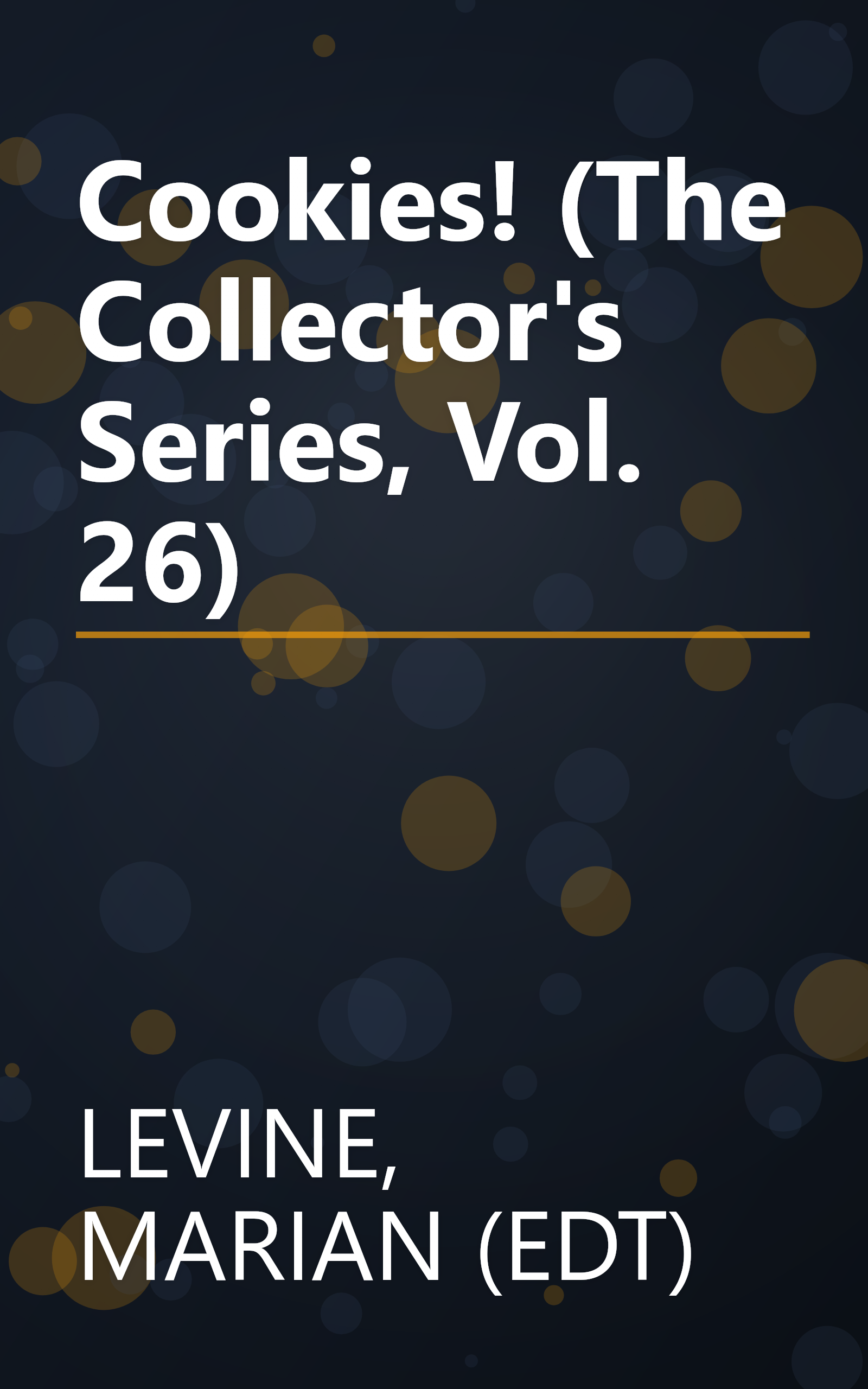 Cookies! (The Collector's Series, Vol. 26) book cover