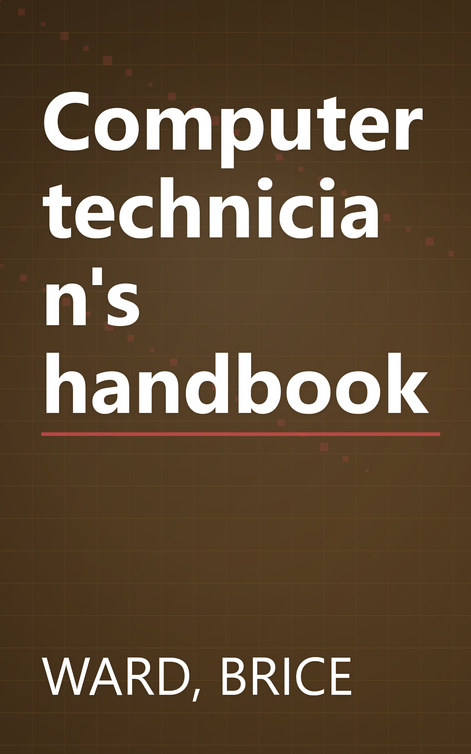 Computer technician's handbook book cover