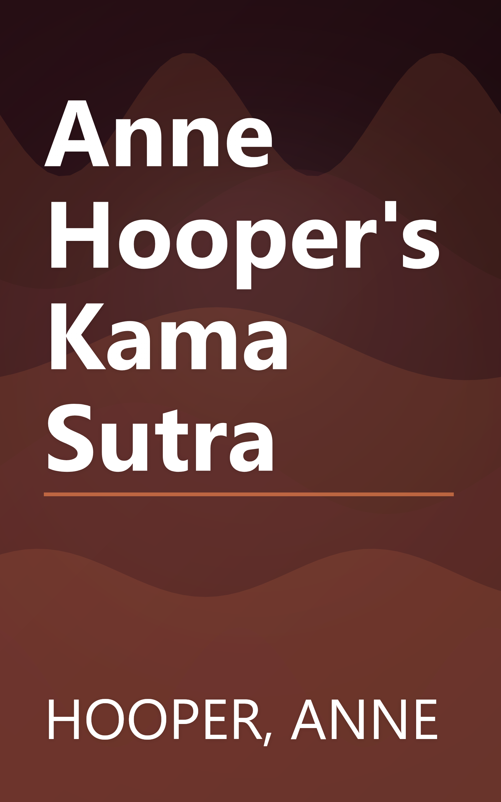Anne Hooper's Kama Sutra book cover