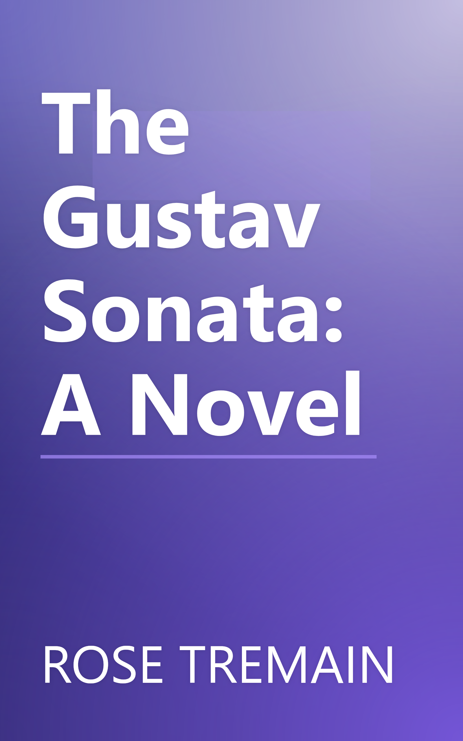 The Gustav Sonata: A Novel book cover