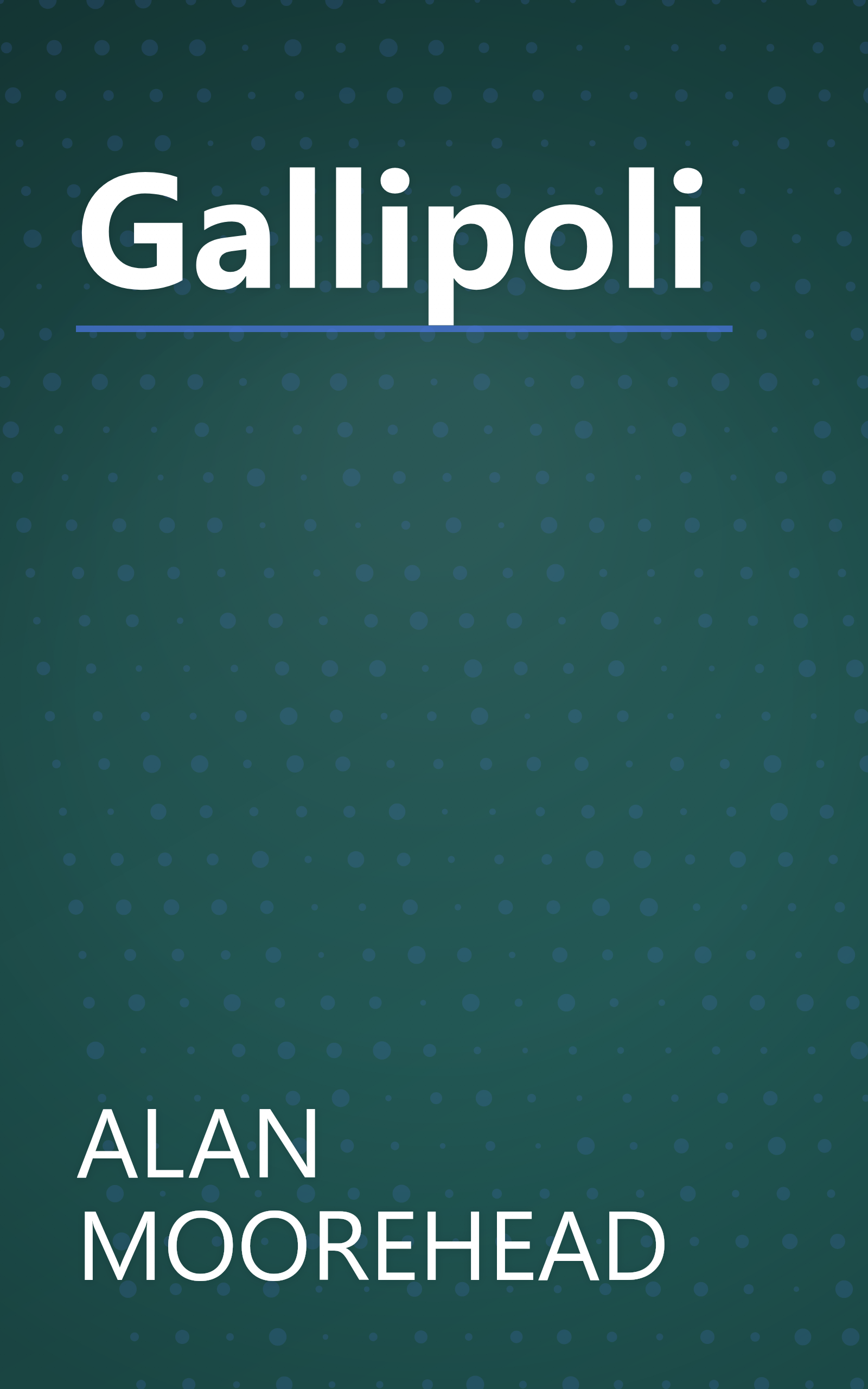 Gallipoli book cover