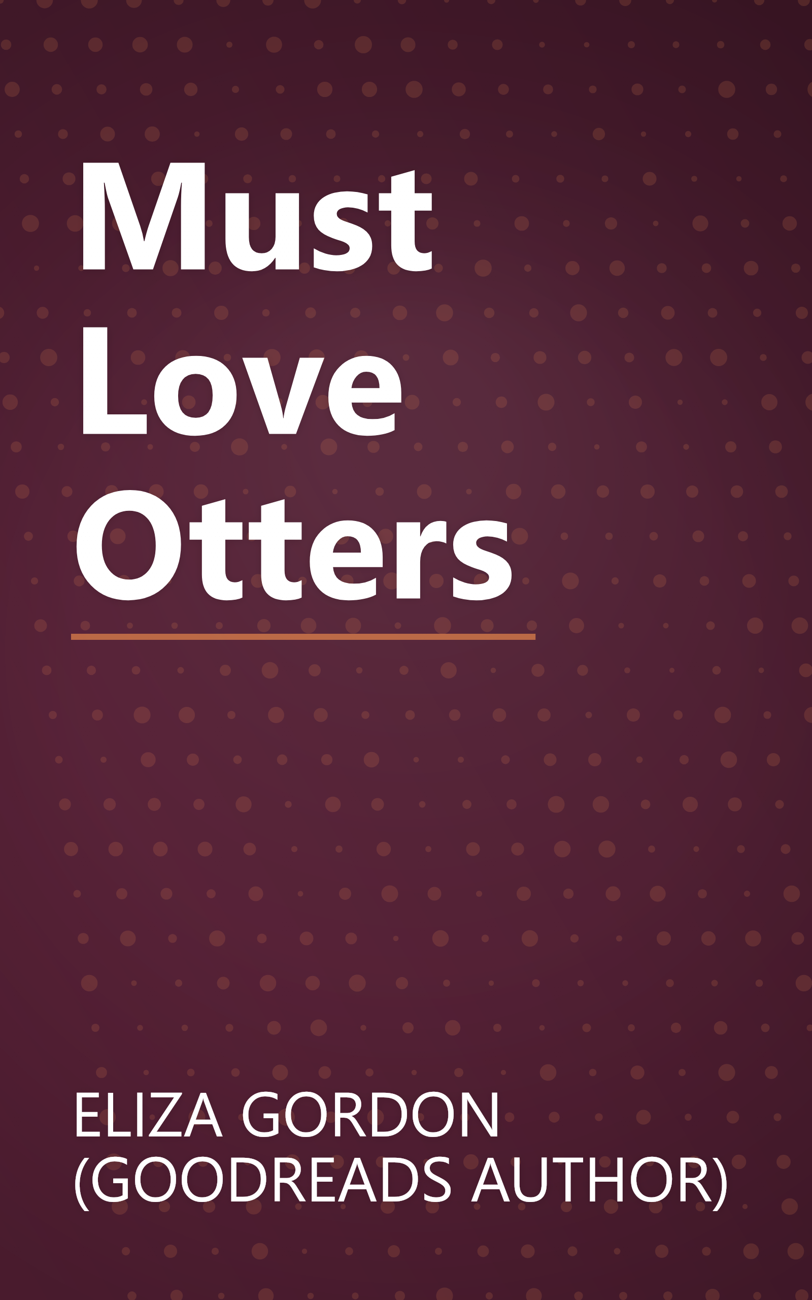 Must Love Otters book cover