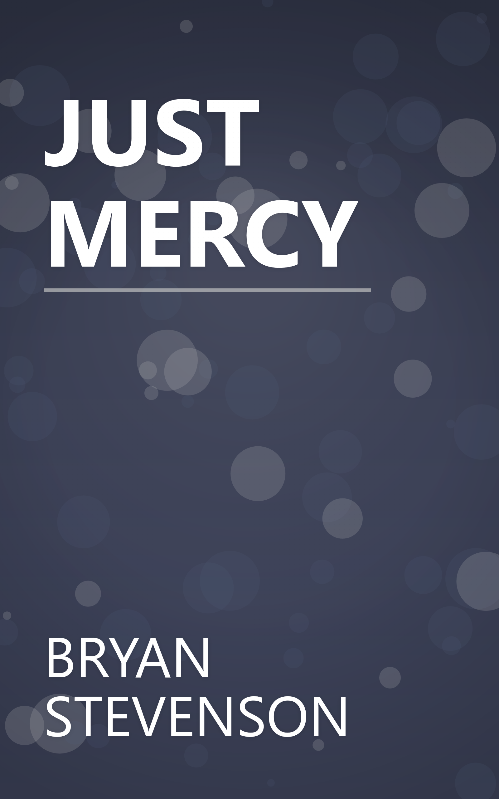JUST MERCY book cover
