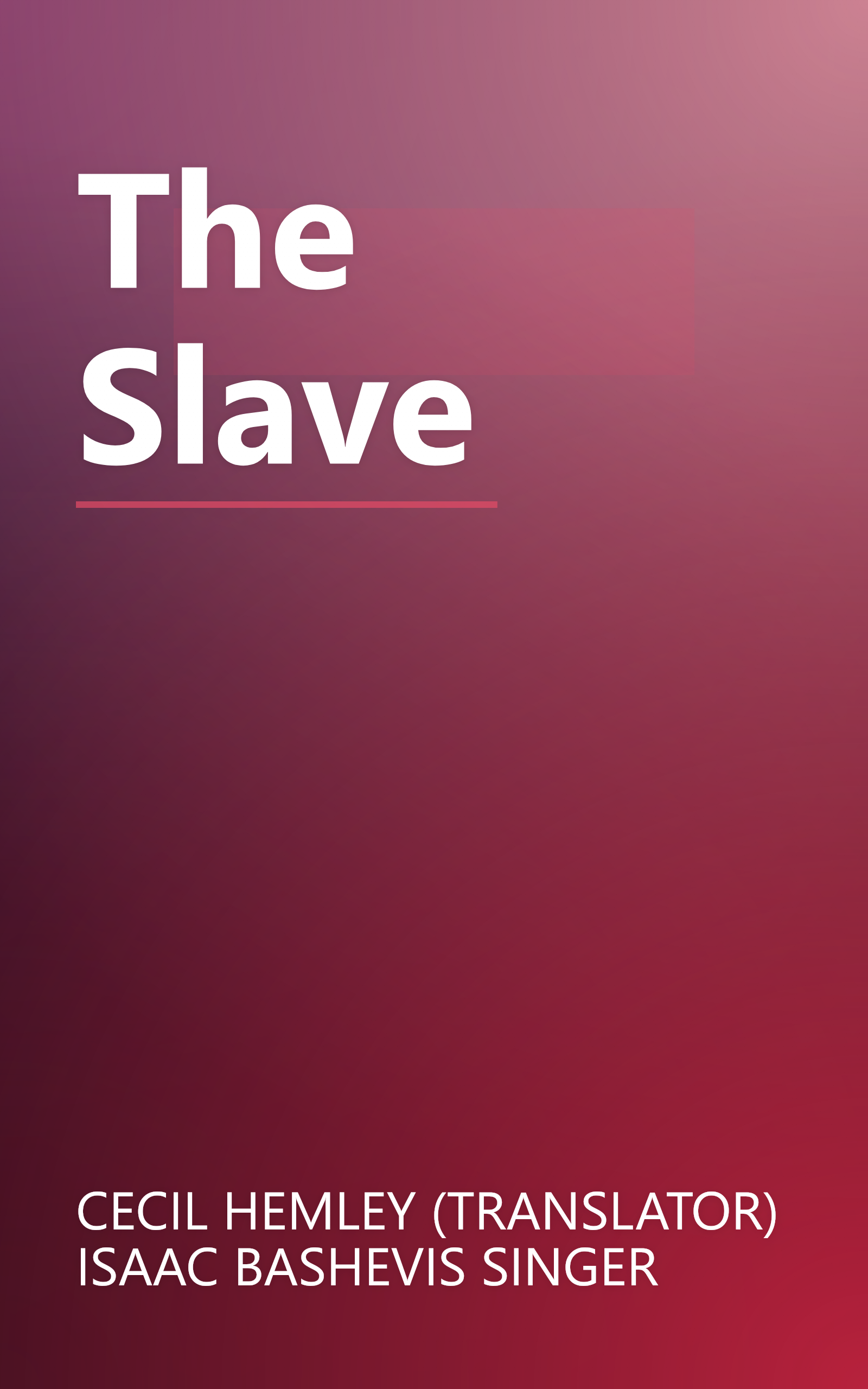 The Slave book cover