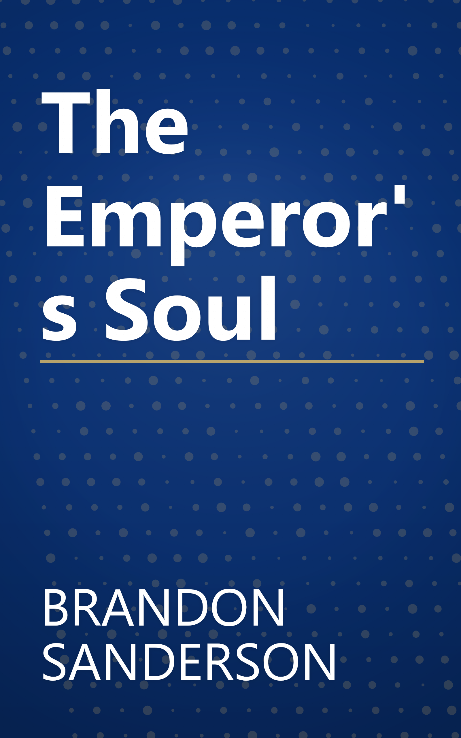 The Emperor's Soul book cover
