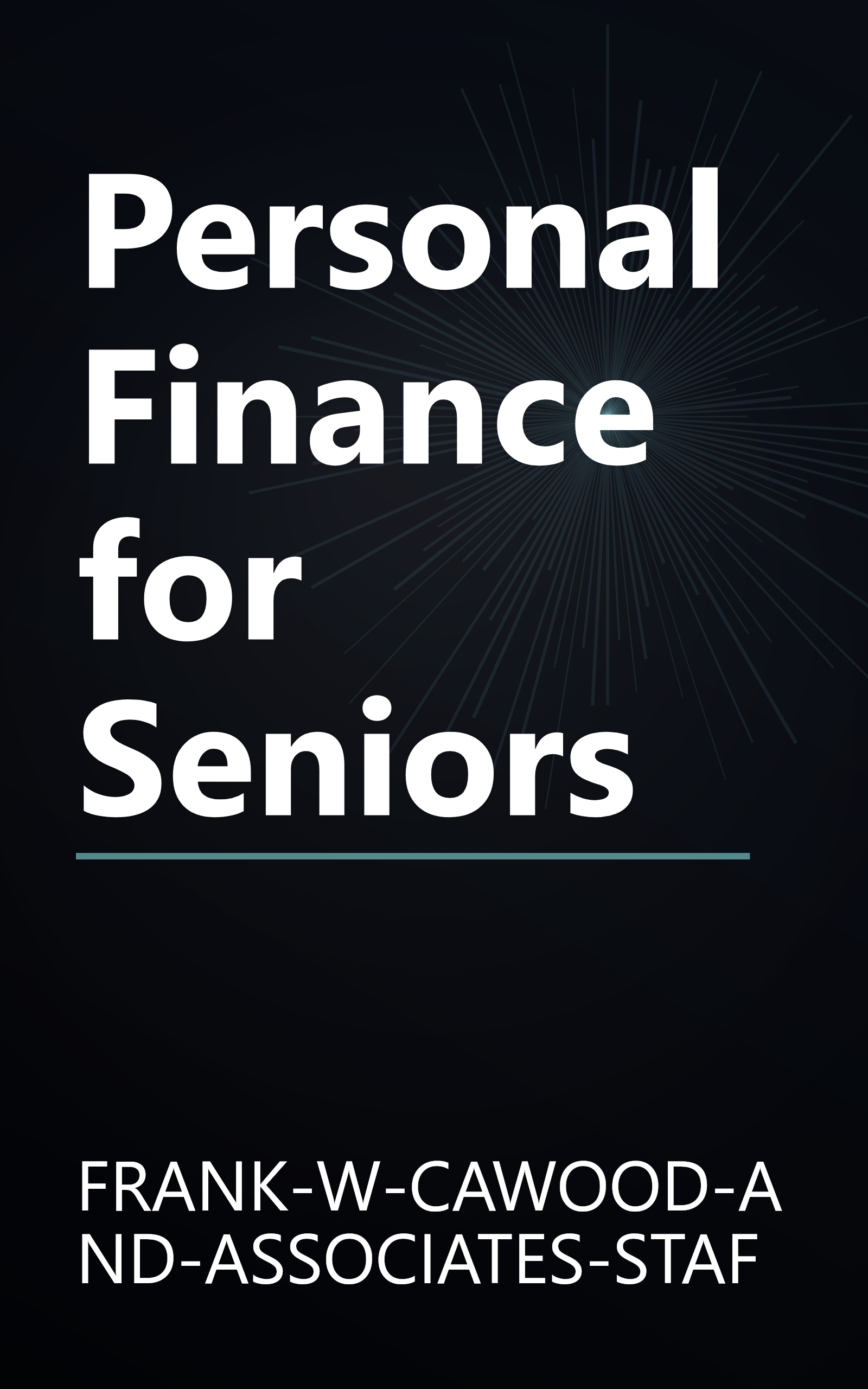 Personal Finance for Seniors book cover