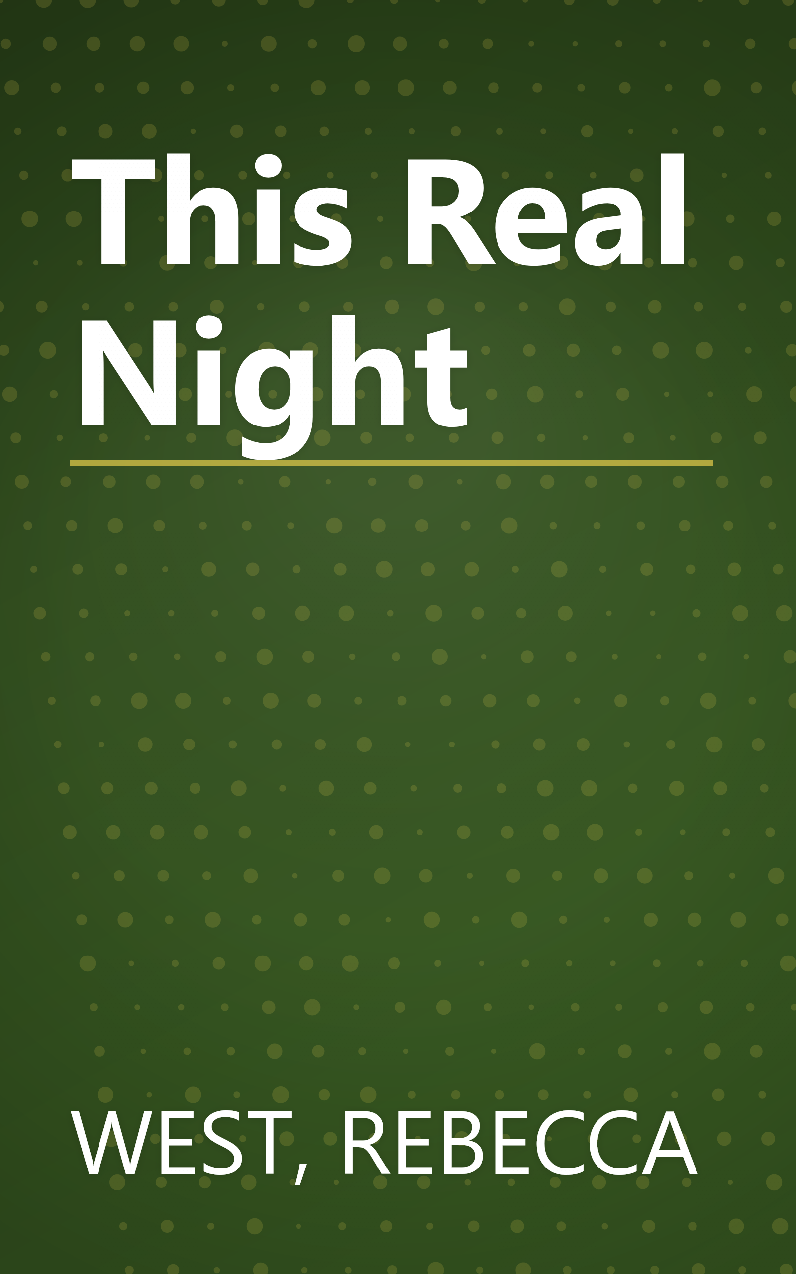 This Real Night book cover