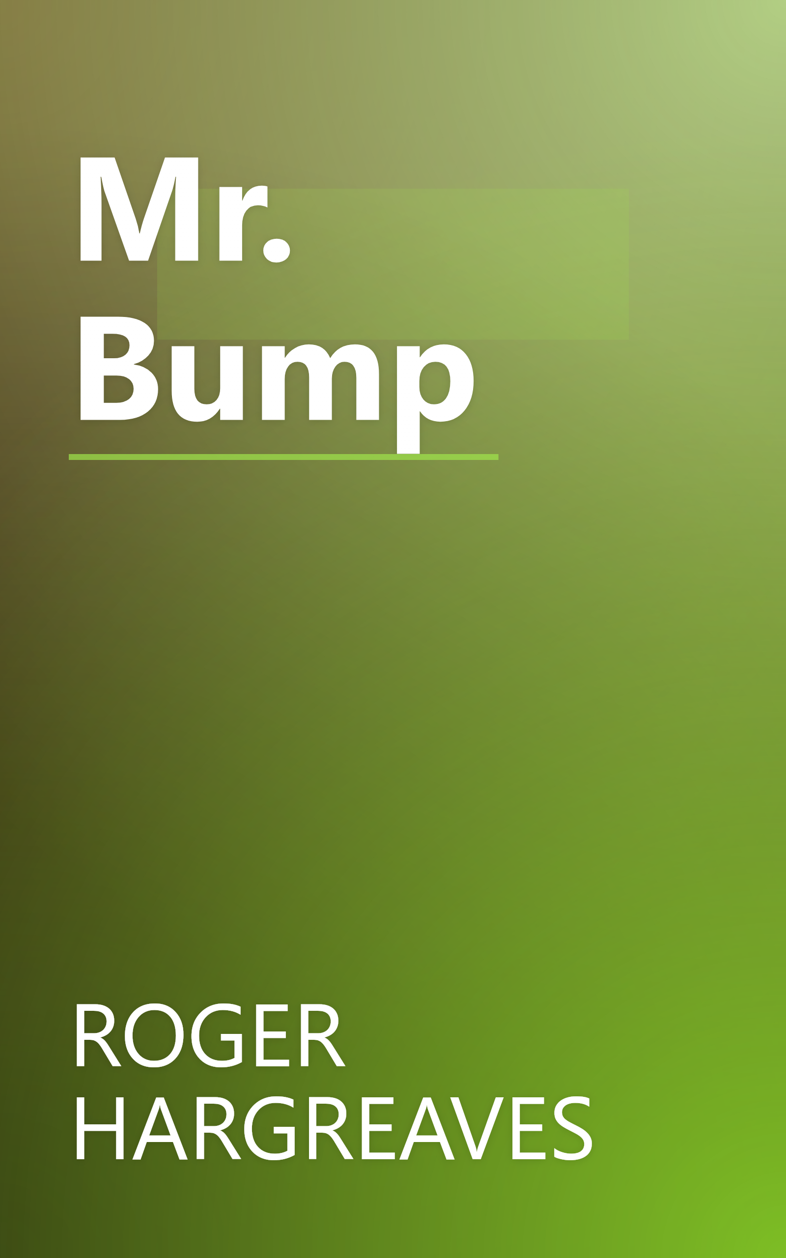 Mr. Bump book cover