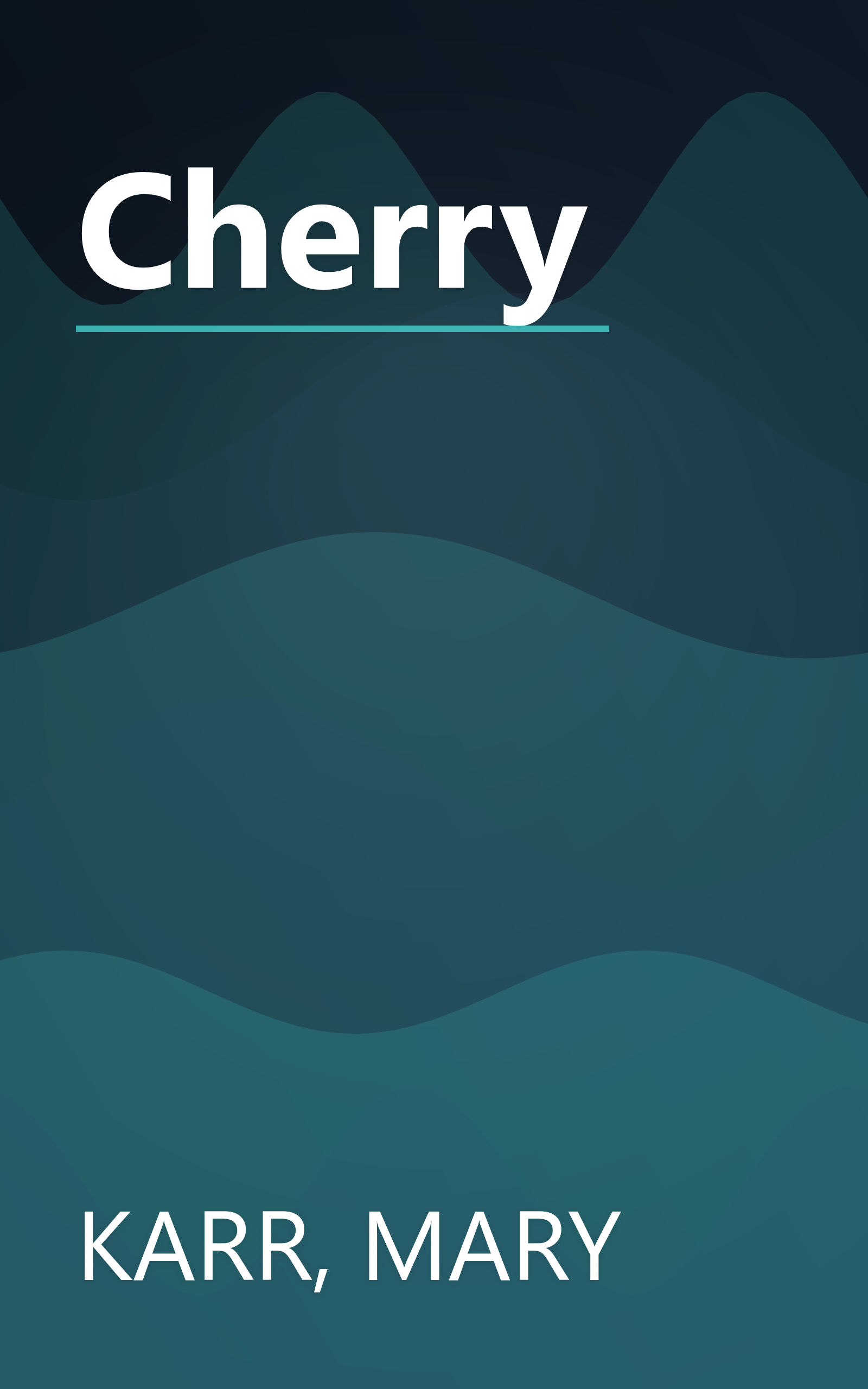 Cherry book cover