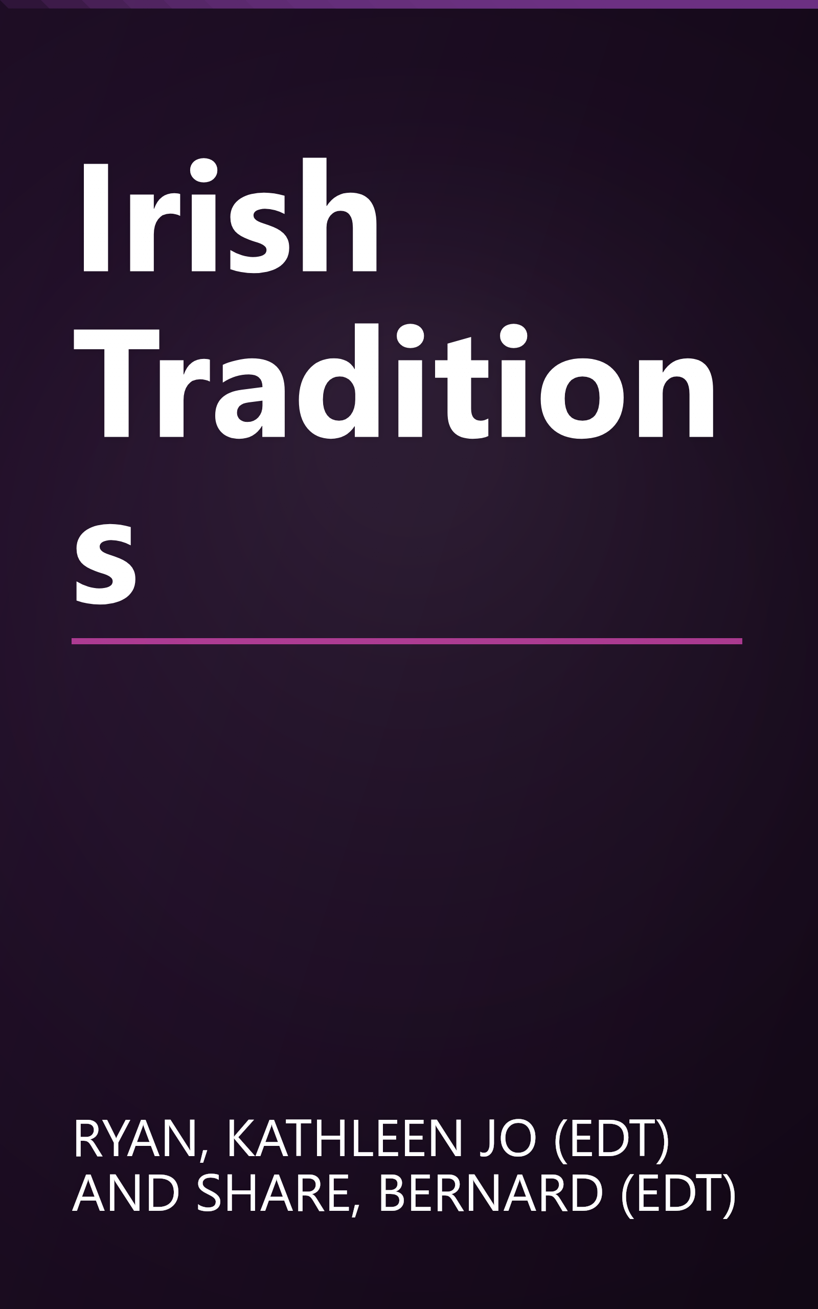 Irish Traditions book cover