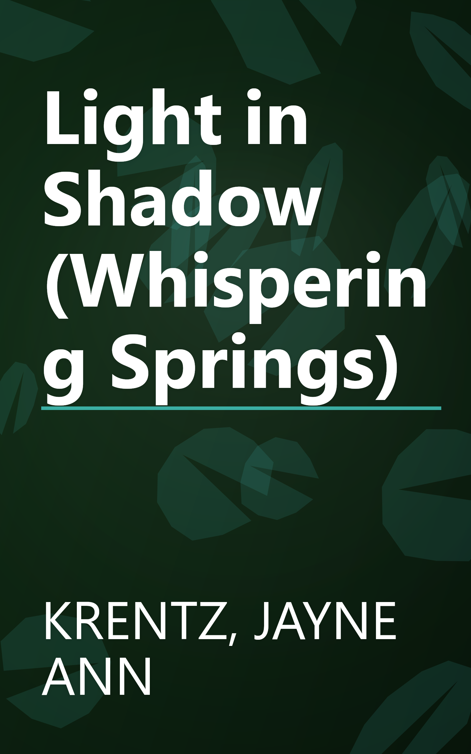Light in Shadow (Whispering Springs) book cover
