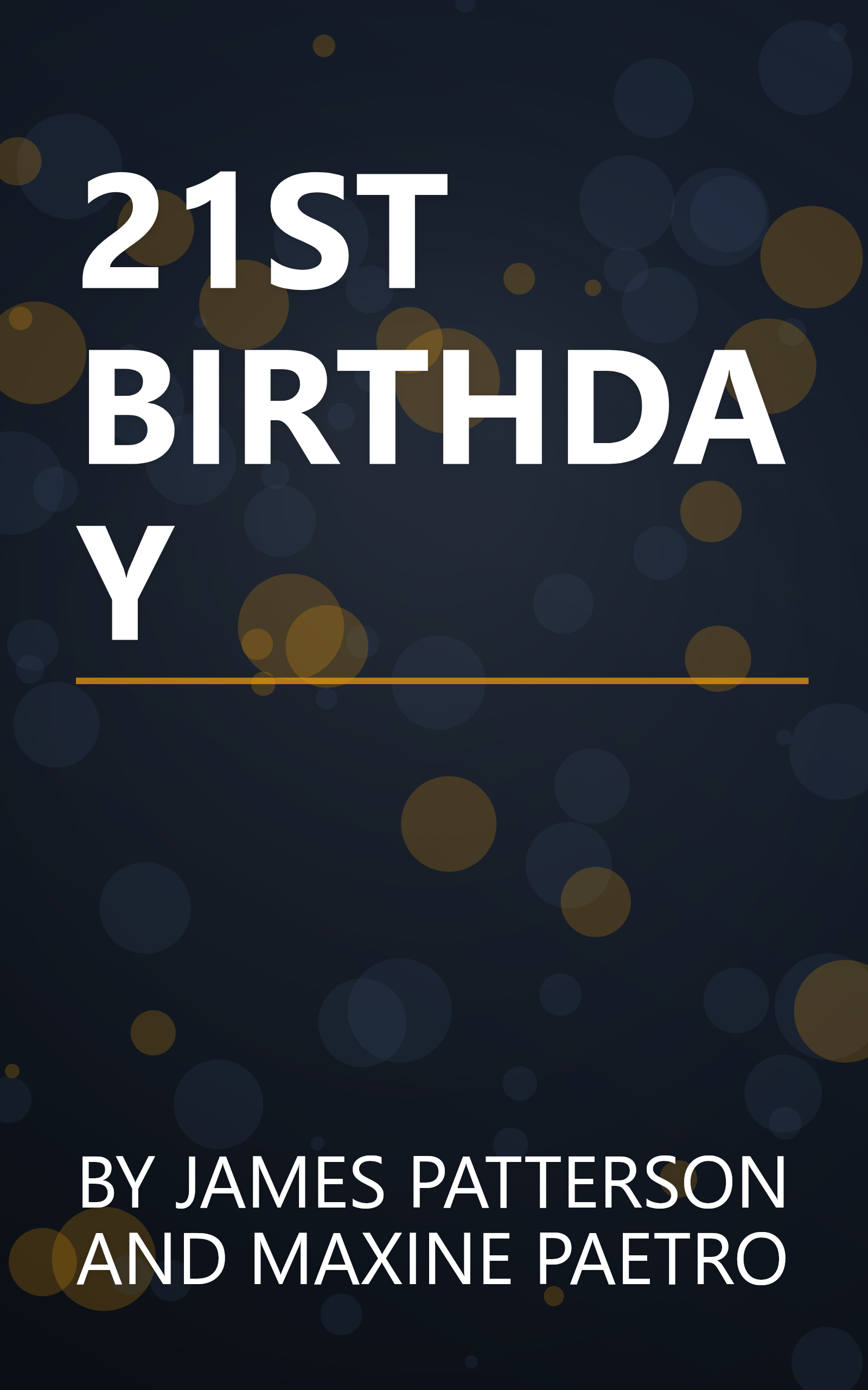 21ST BIRTHDAY book cover