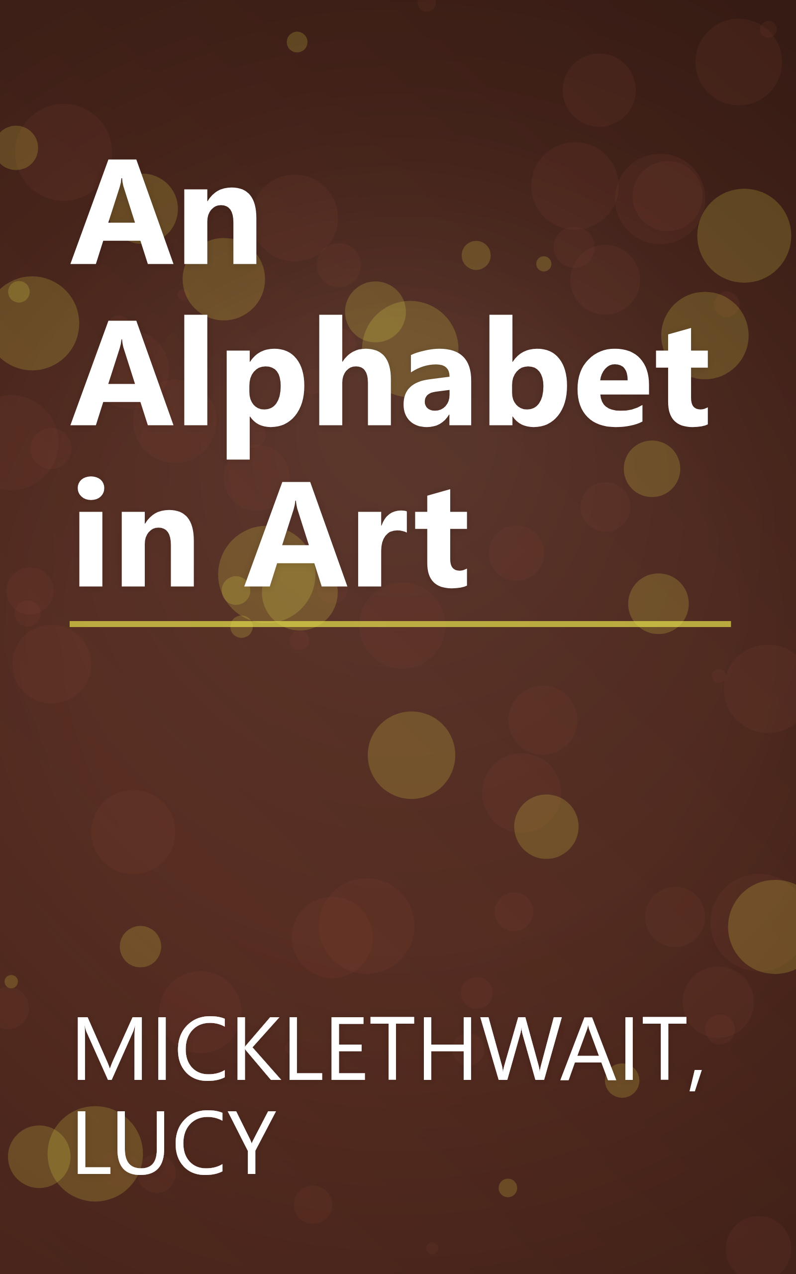 An Alphabet in Art book cover