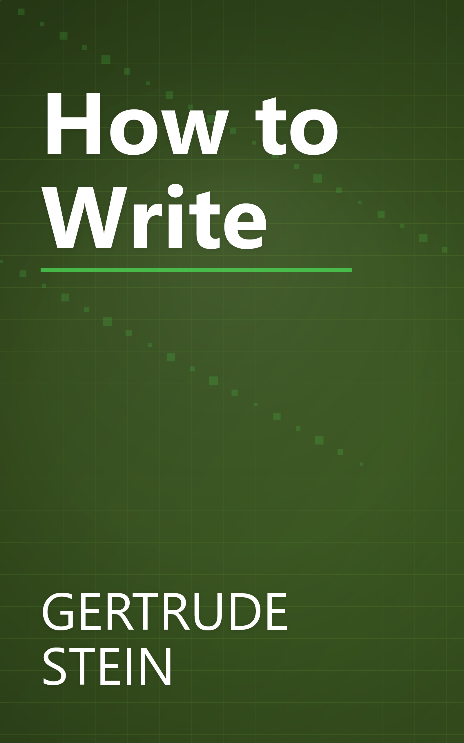 How to Write book cover
