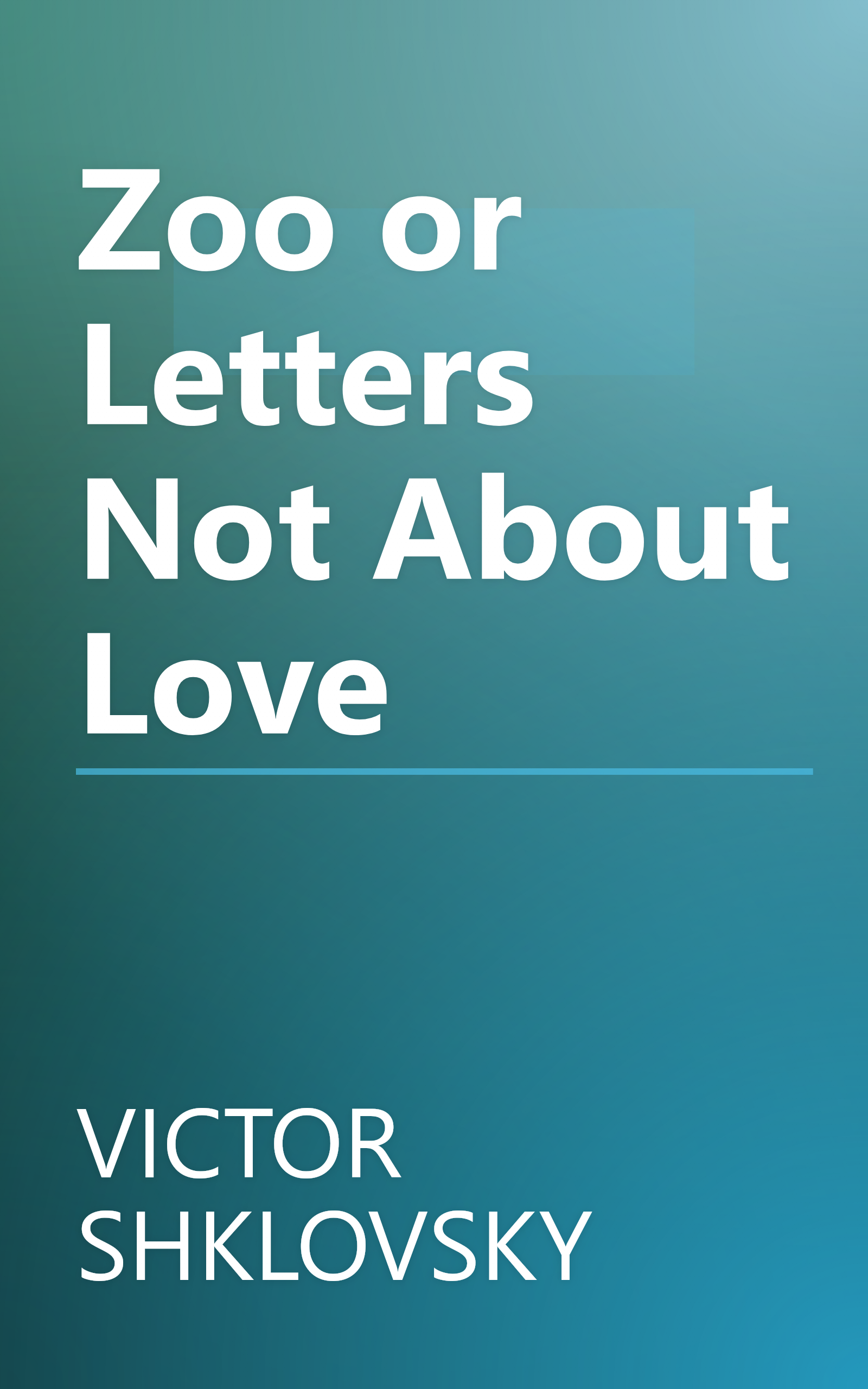 Zoo or Letters Not About Love book cover