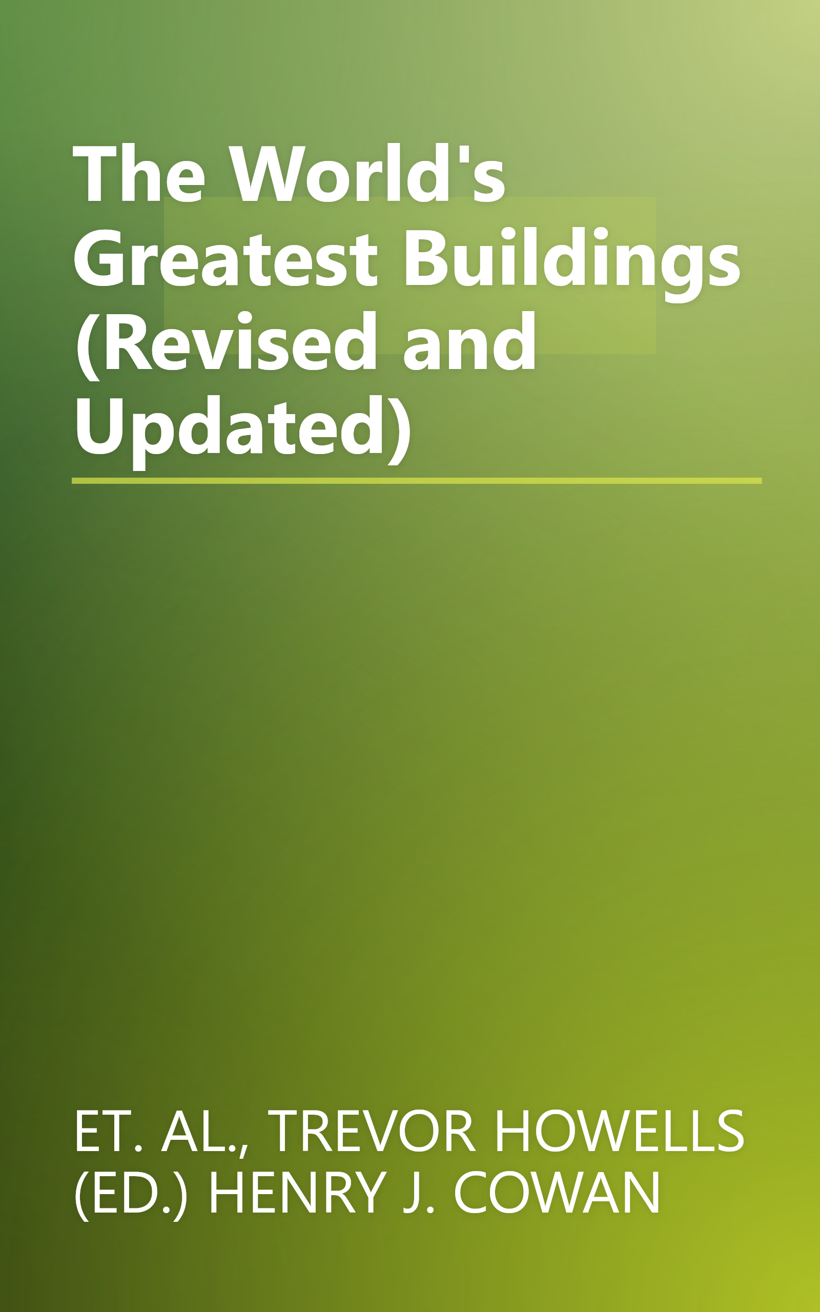 The World's Greatest Buildings (Revised and Updated) book cover