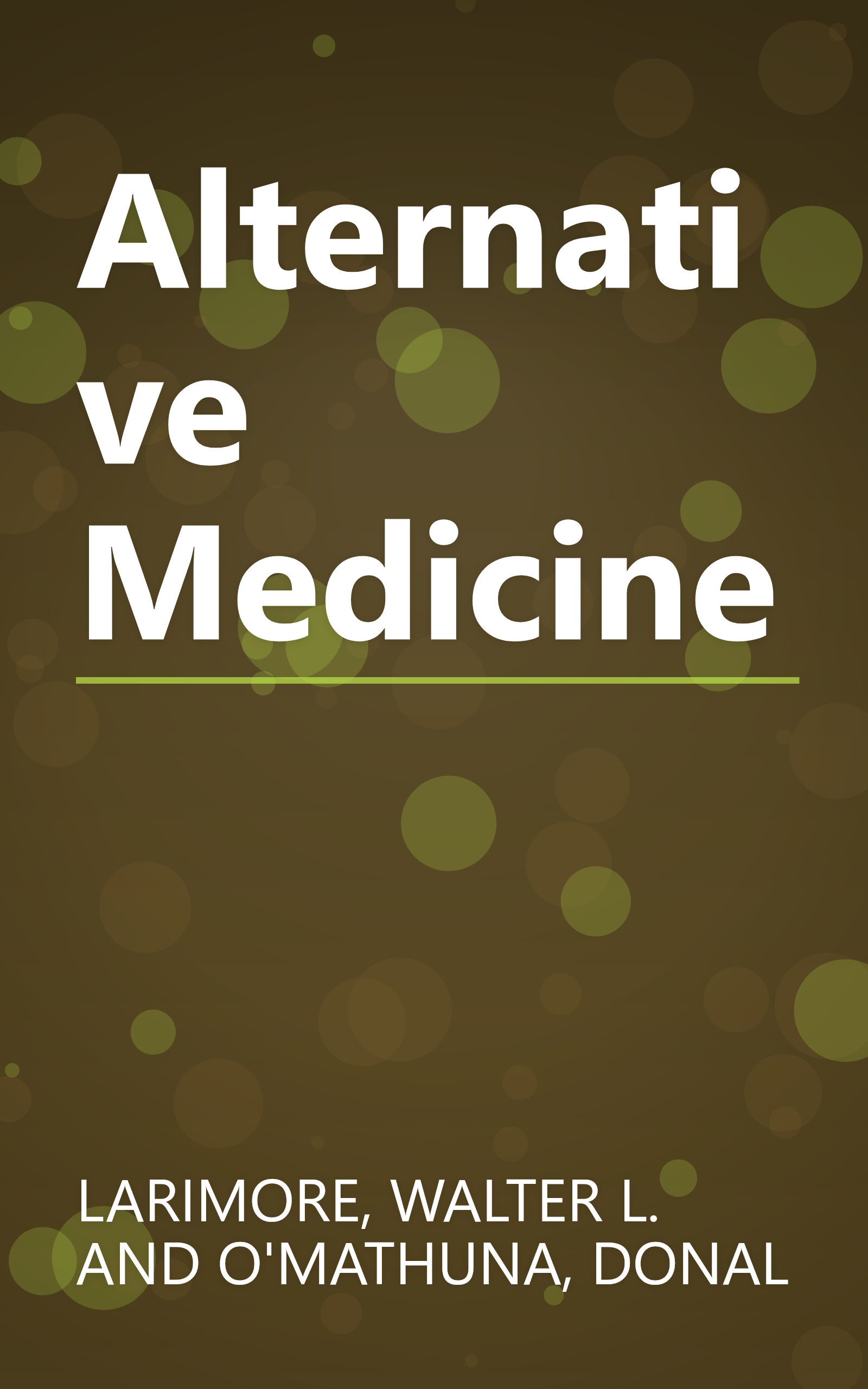 Alternative Medicine book cover