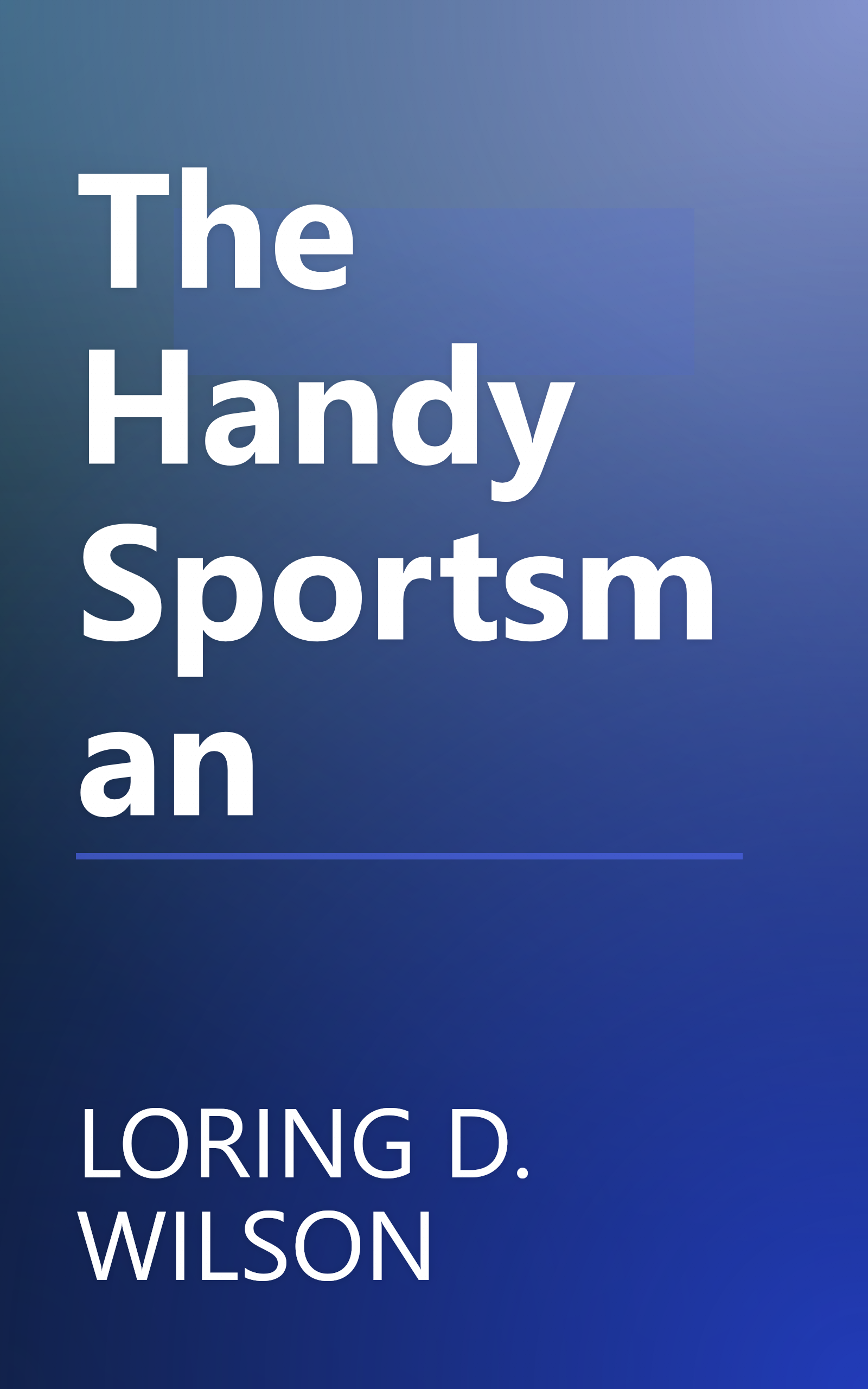 The Handy Sportsman book cover