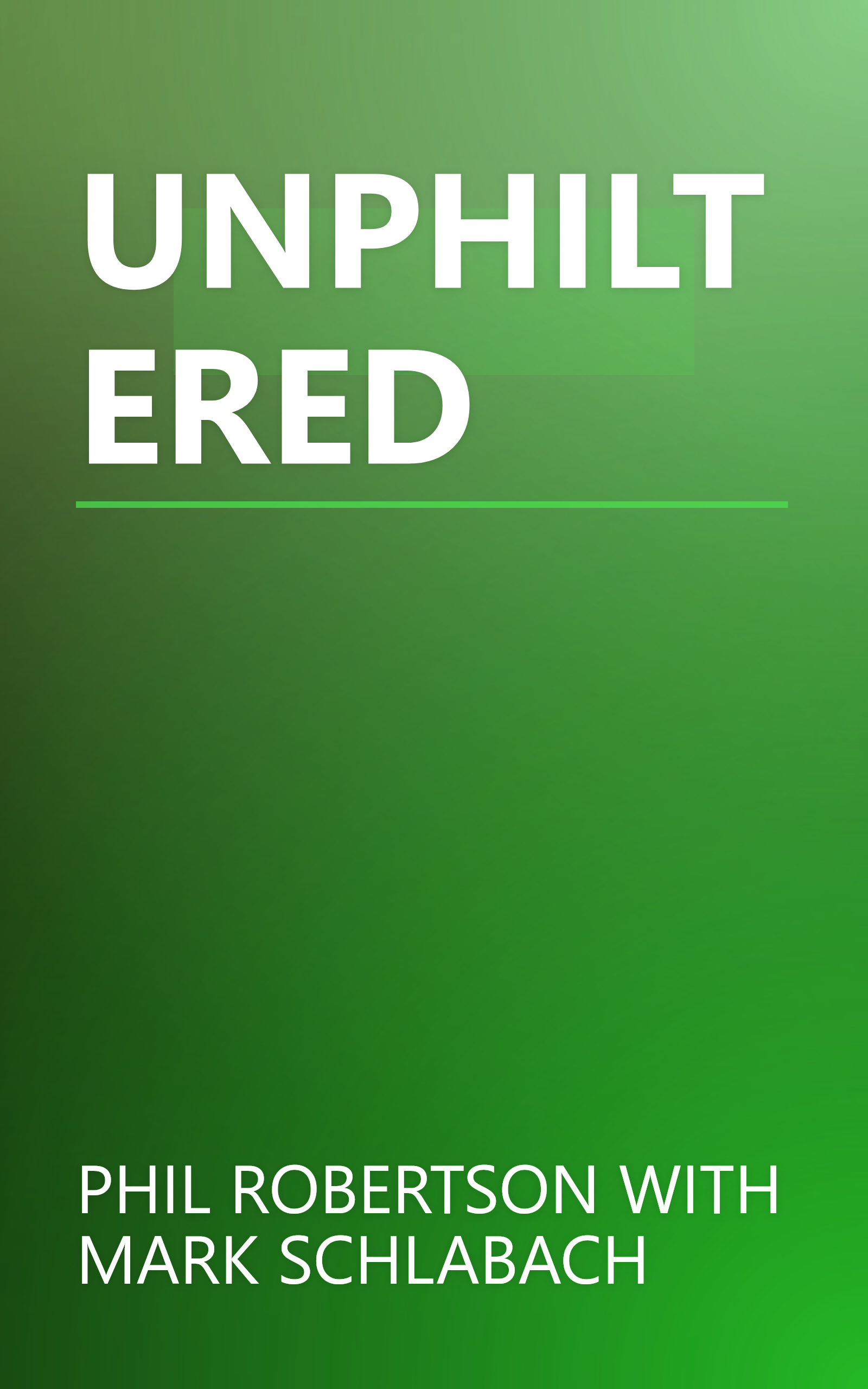 UNPHILTERED book cover