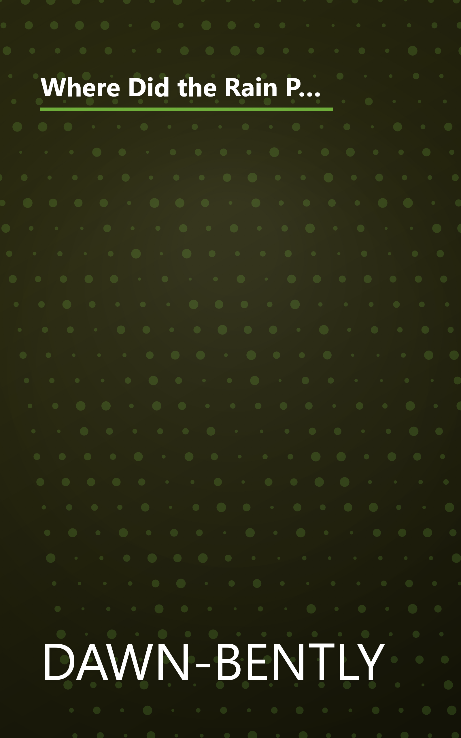 Where Did the Rain Puddle Go? Vol. 10 Evaporation (Winnie the Pooh's Thinking Spot Series, Volume 10) by Dawn Bently (2005) Hardcover book cover