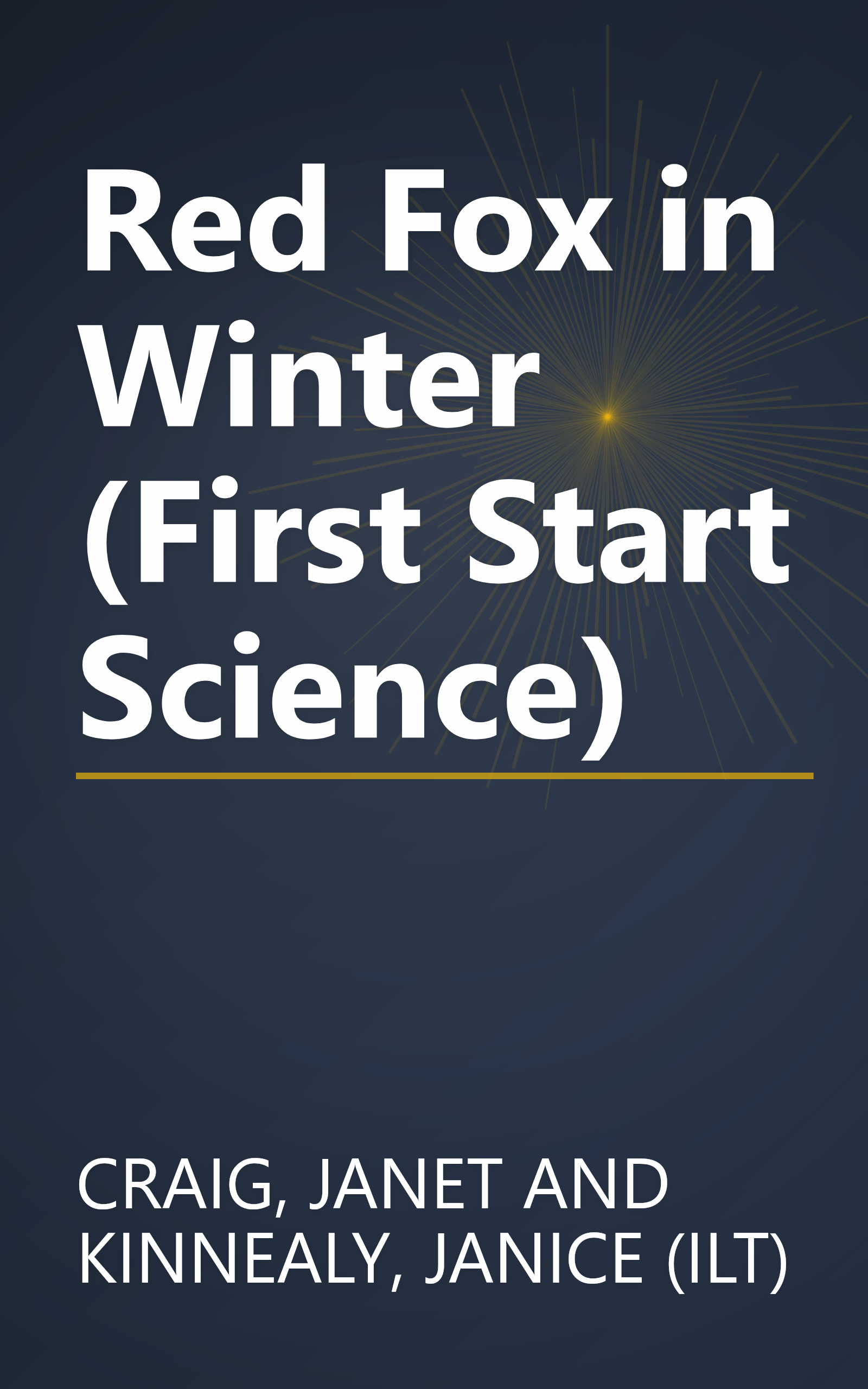 Red Fox in Winter (First Start Science) book cover