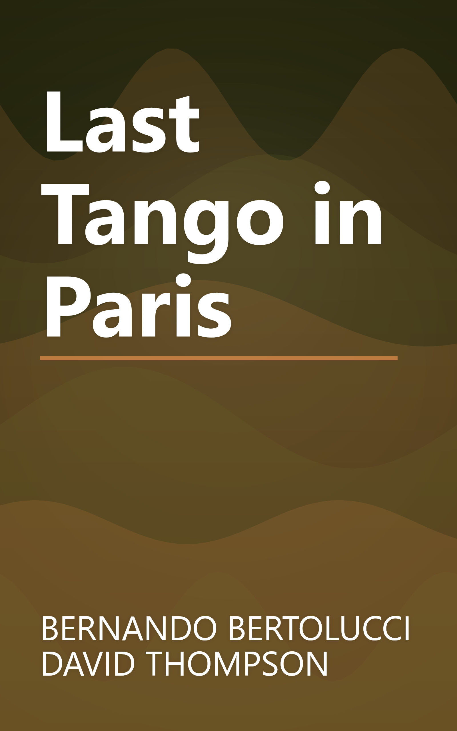 Last Tango in Paris book cover