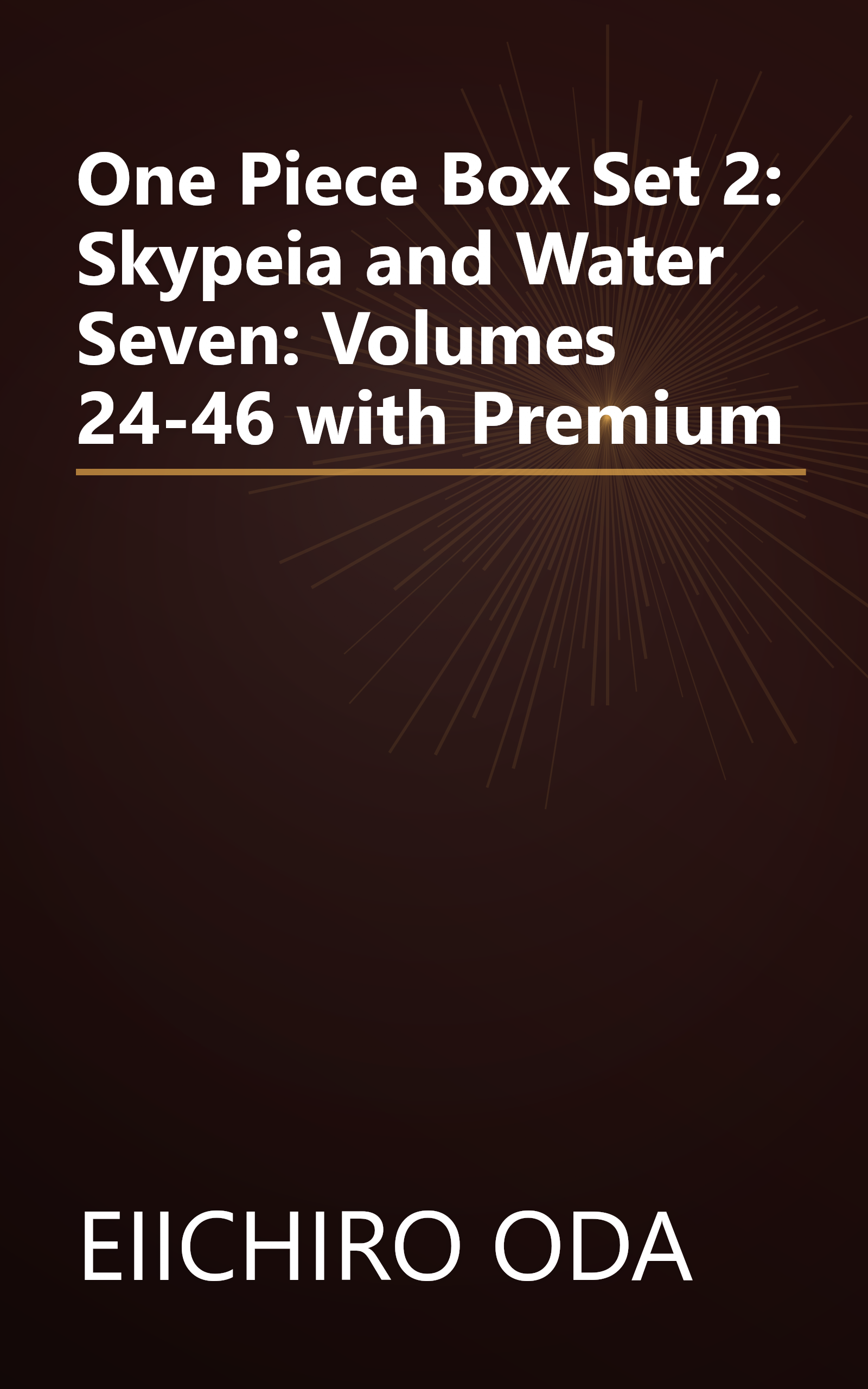 One Piece Box Set 2: Skypeia and Water Seven: Volumes 24-46 with Premium book cover