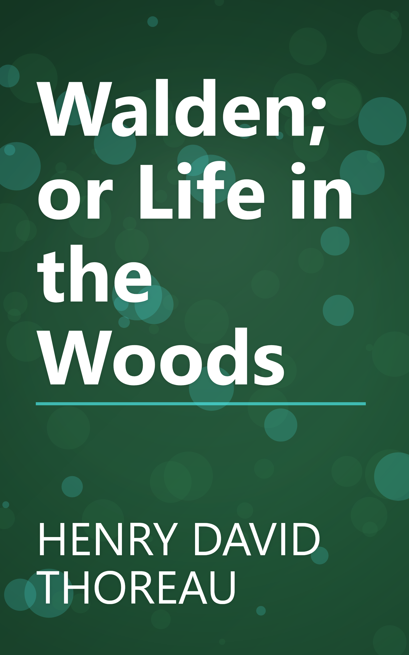 Walden; or Life in the Woods book cover