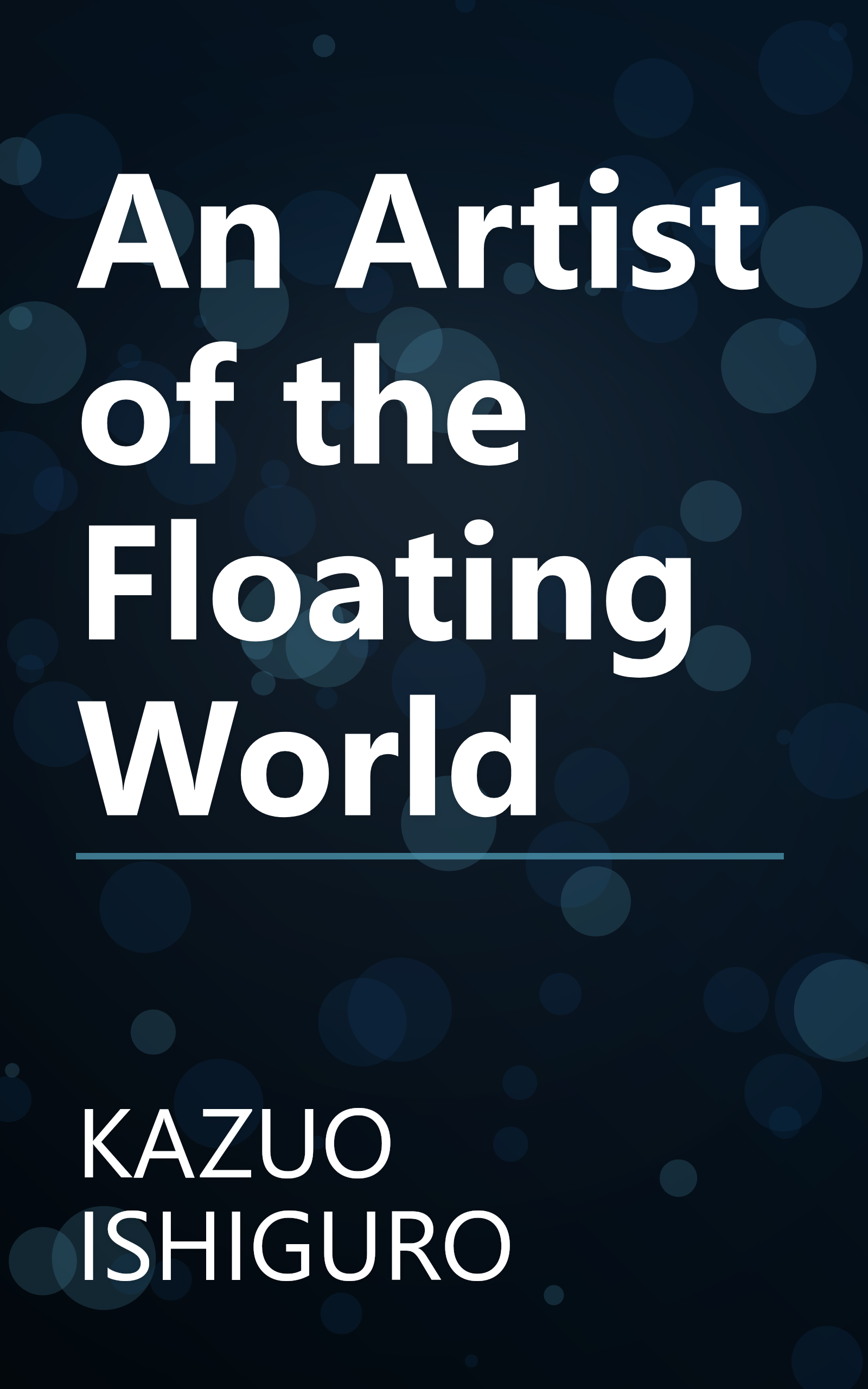 An Artist of the Floating World book cover