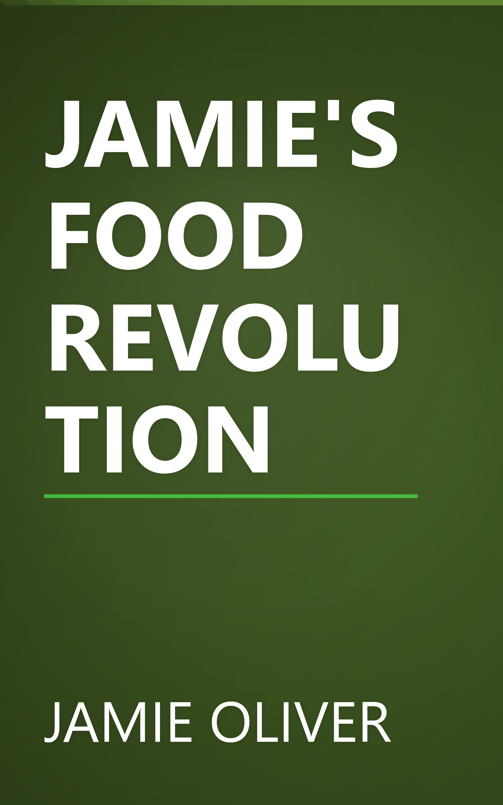 JAMIE'S FOOD REVOLUTION book cover