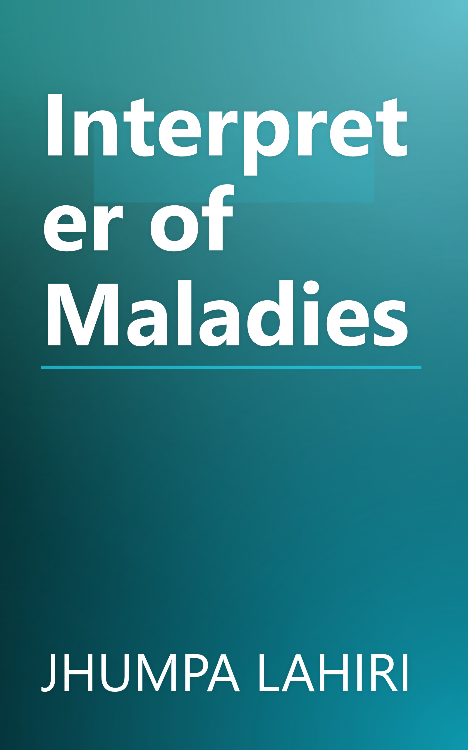 Interpreter of Maladies book cover