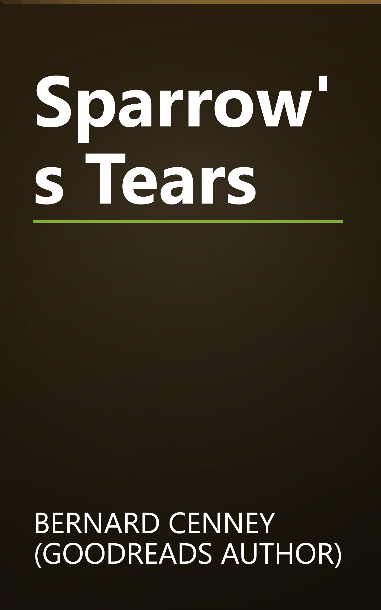 Sparrow's Tears book cover