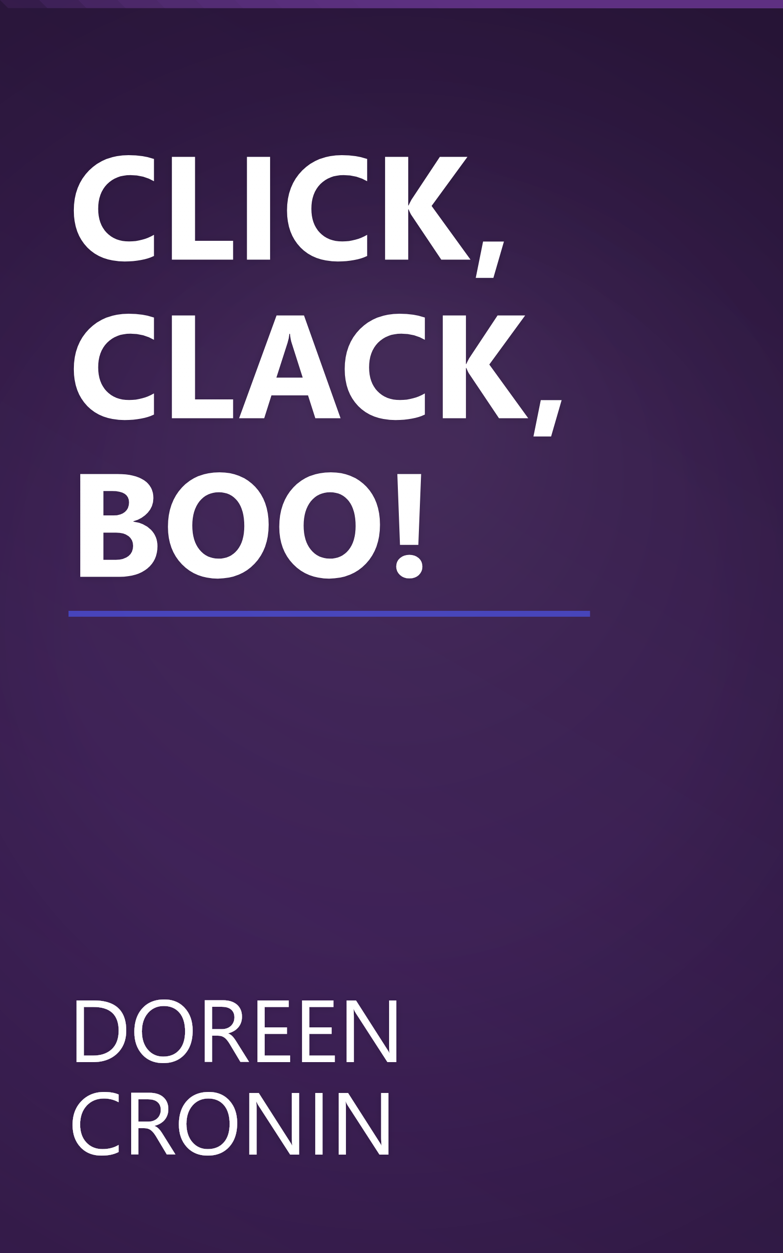 CLICK, CLACK, BOO! book cover