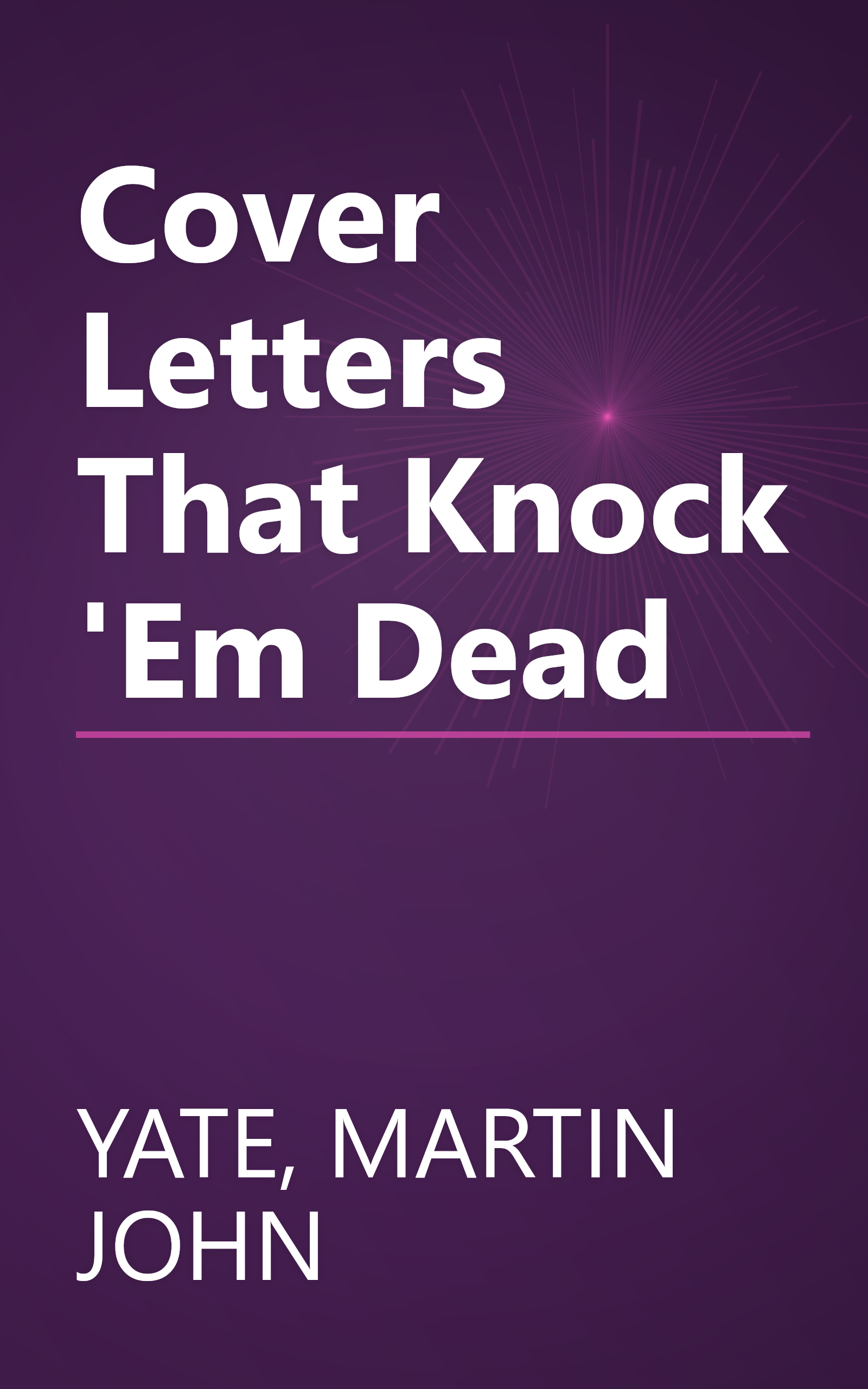 Cover Letters That Knock 'Em Dead book cover