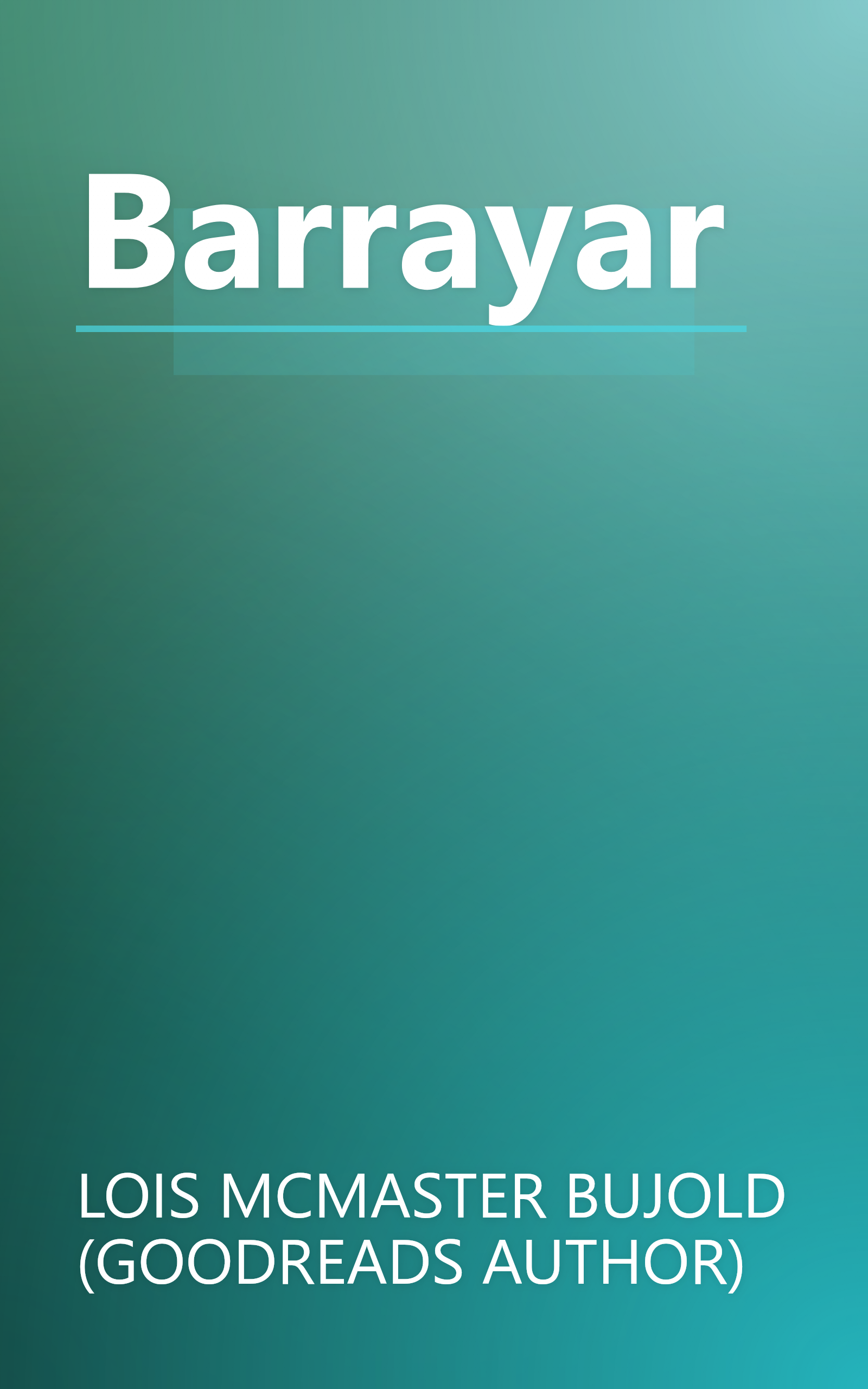 Barrayar book cover