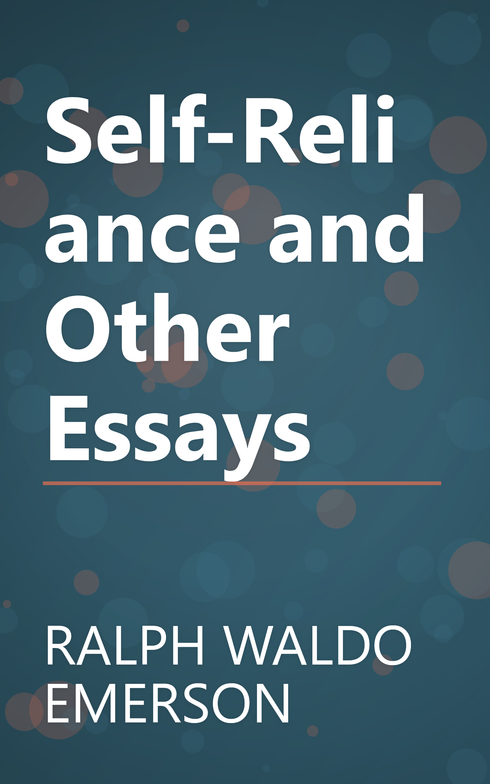 Self-Reliance and Other Essays book cover