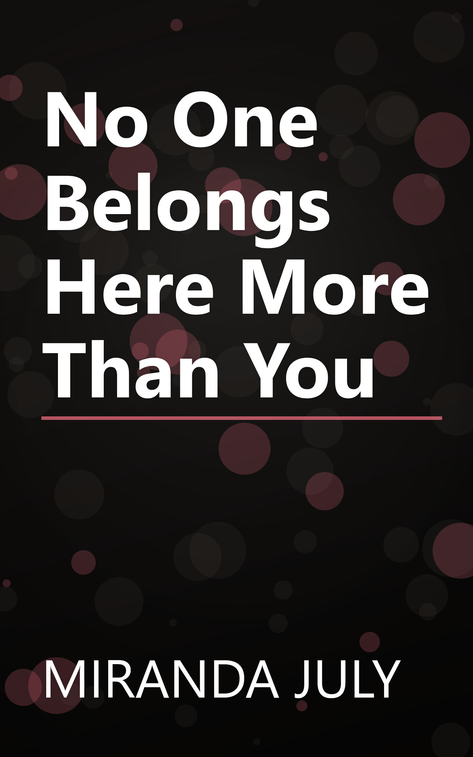 No One Belongs Here More Than You book cover