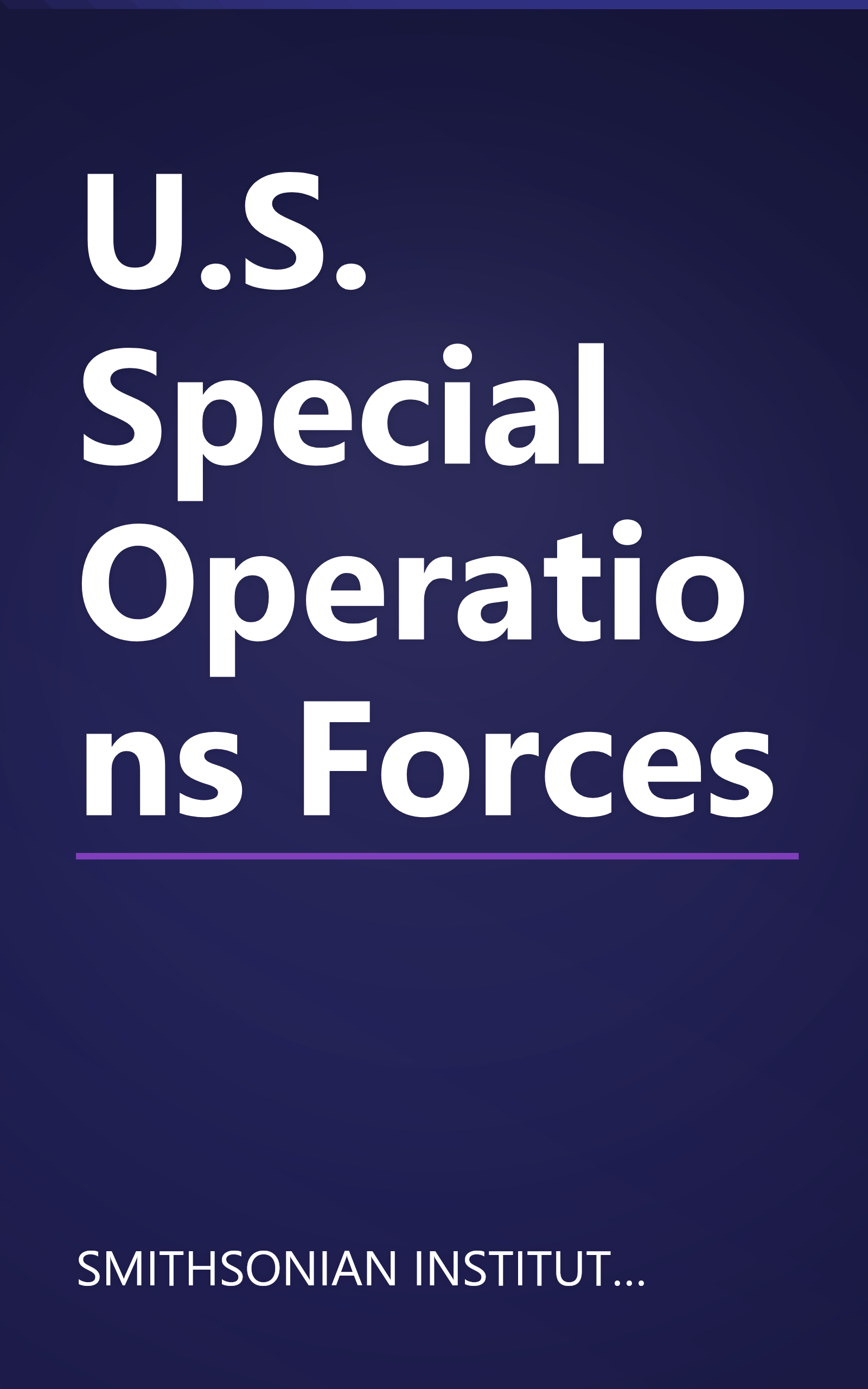 U.S. Special Operations Forces book cover
