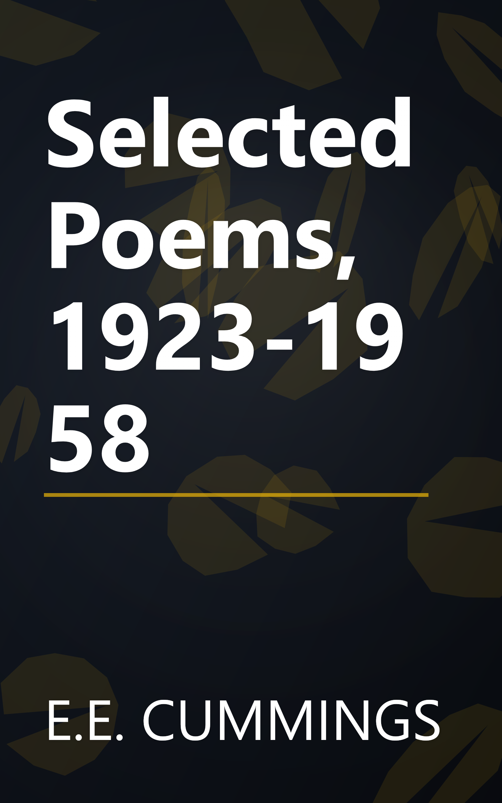Selected Poems, 1923-1958 book cover