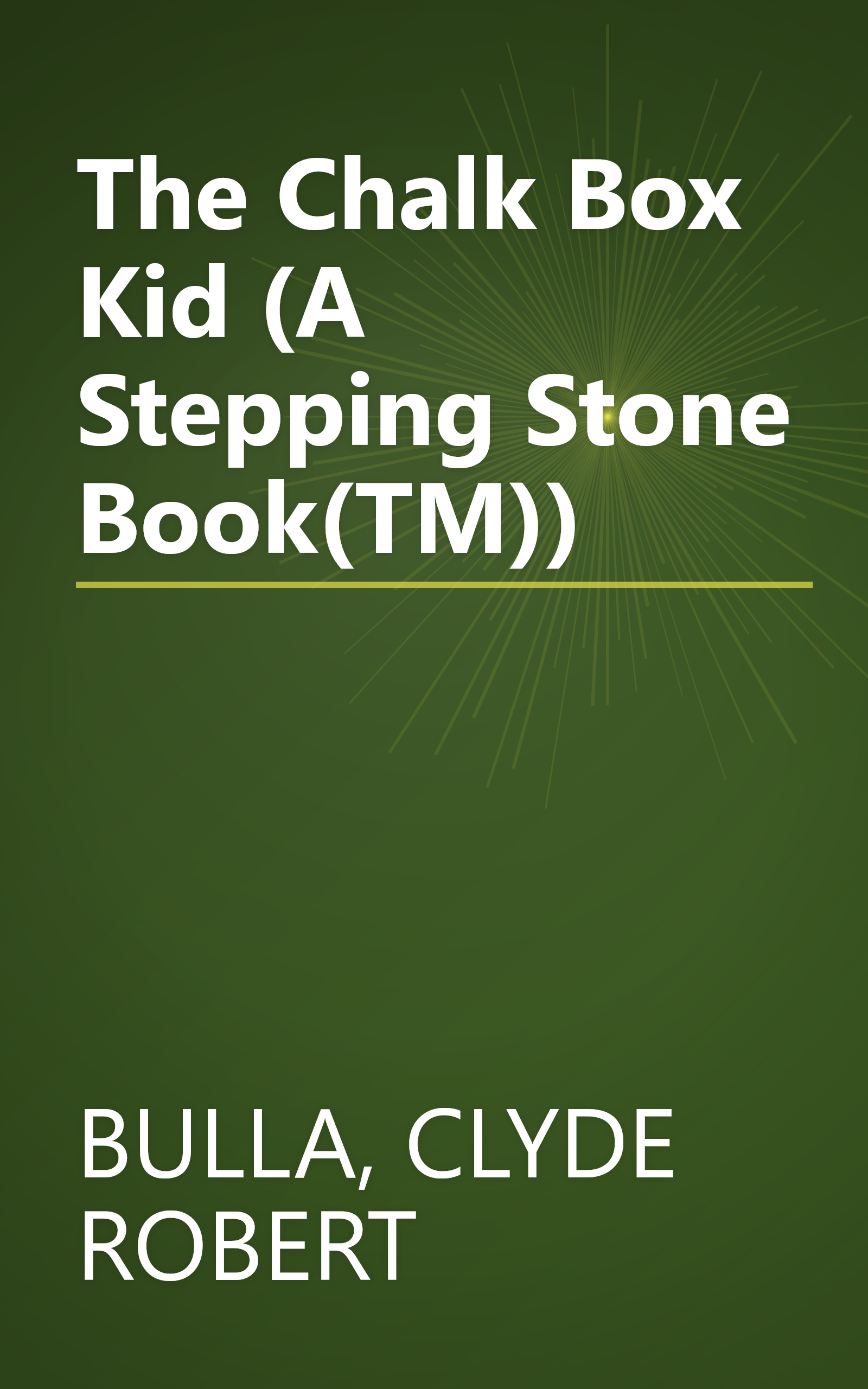 The Chalk Box Kid (A Stepping Stone Book(TM)) book cover