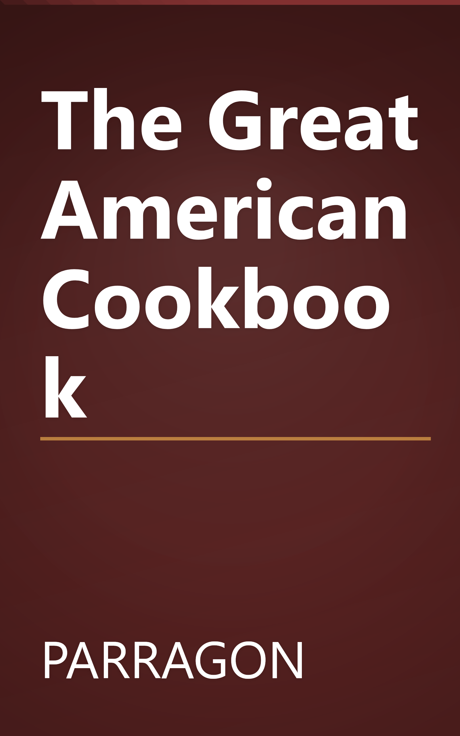 The Great American Cookbook book cover