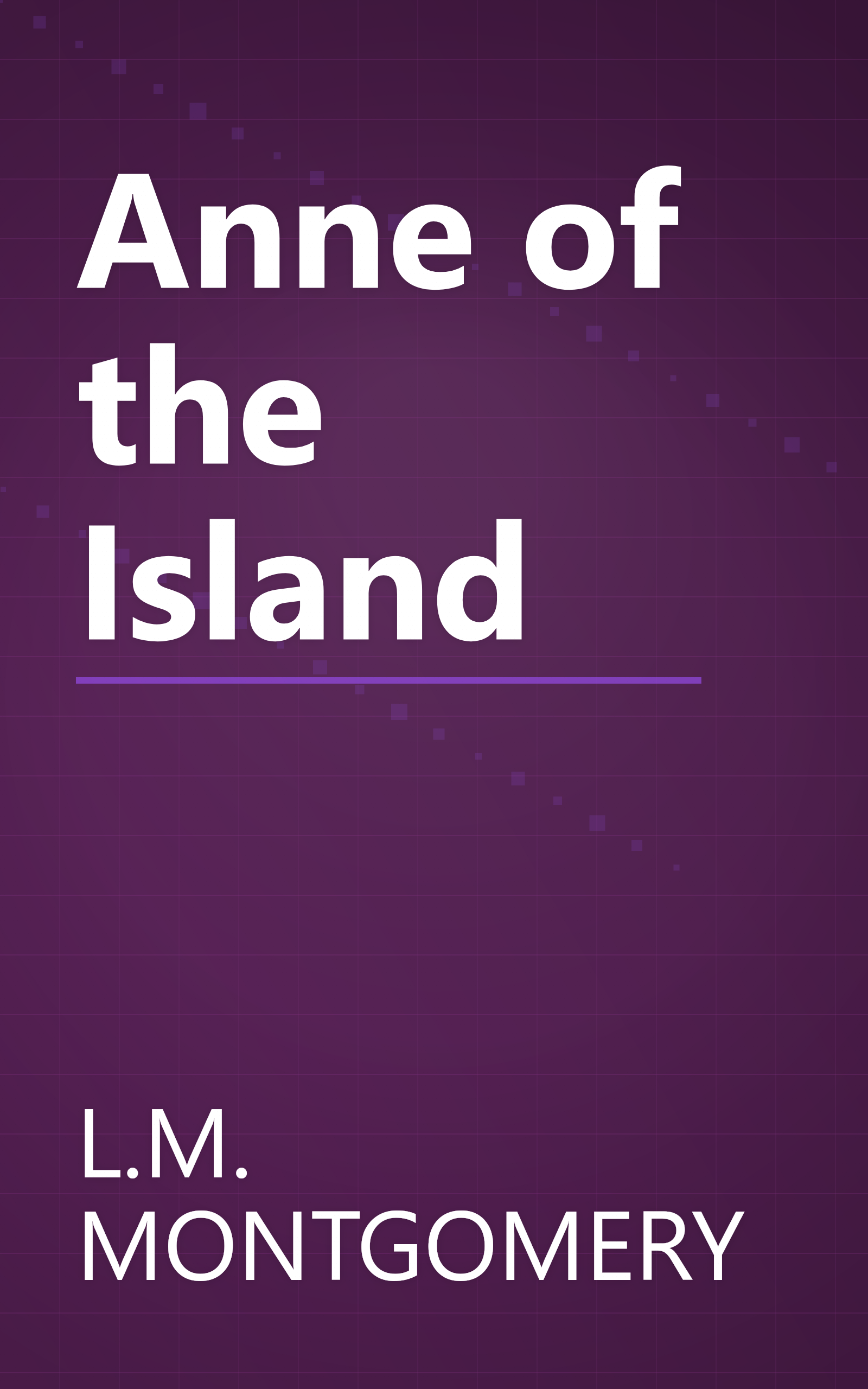 Anne of the Island book cover